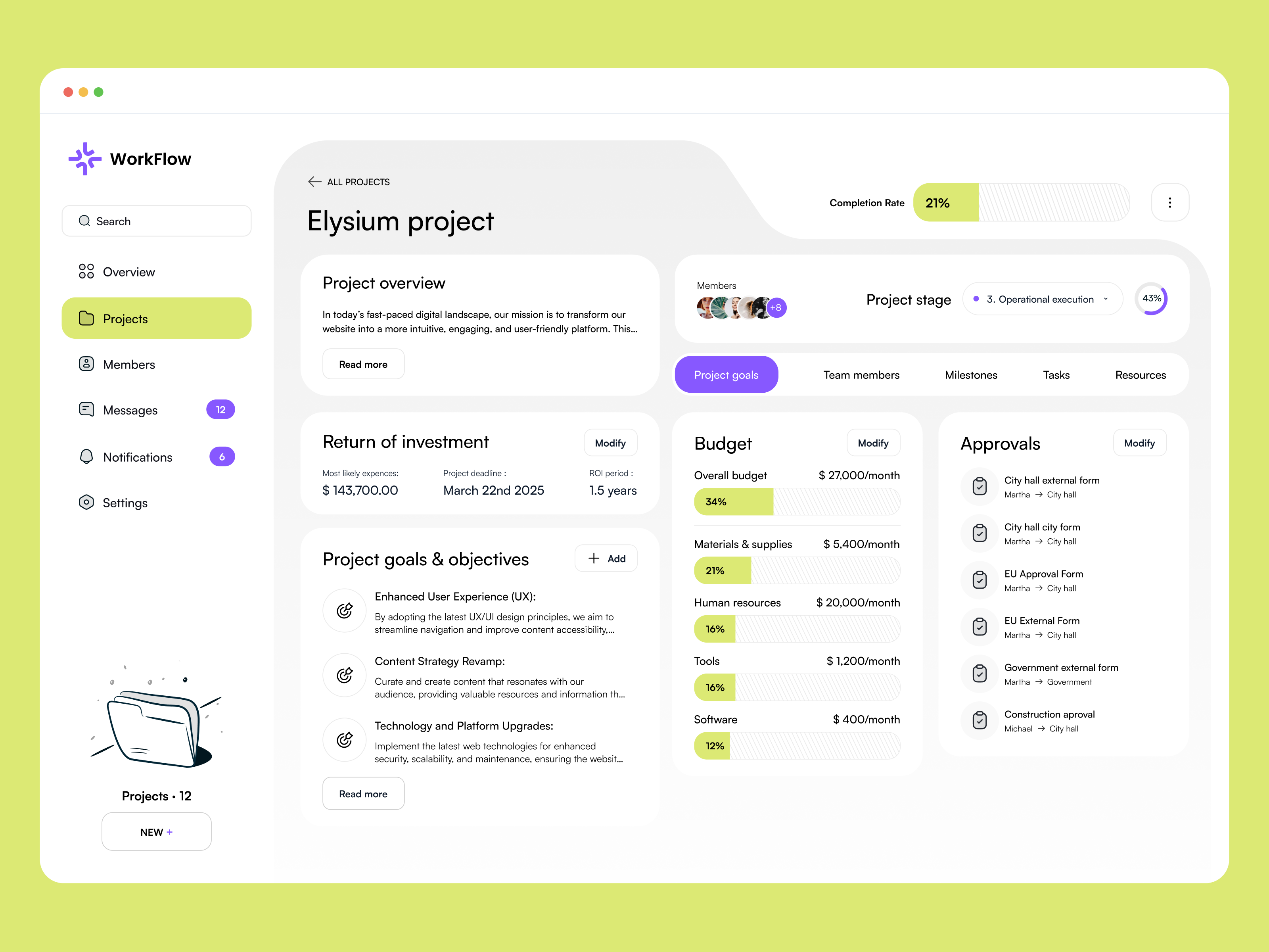 Workflow UI Elements and Design System by Bubu Dragos for ElevenSpace ...