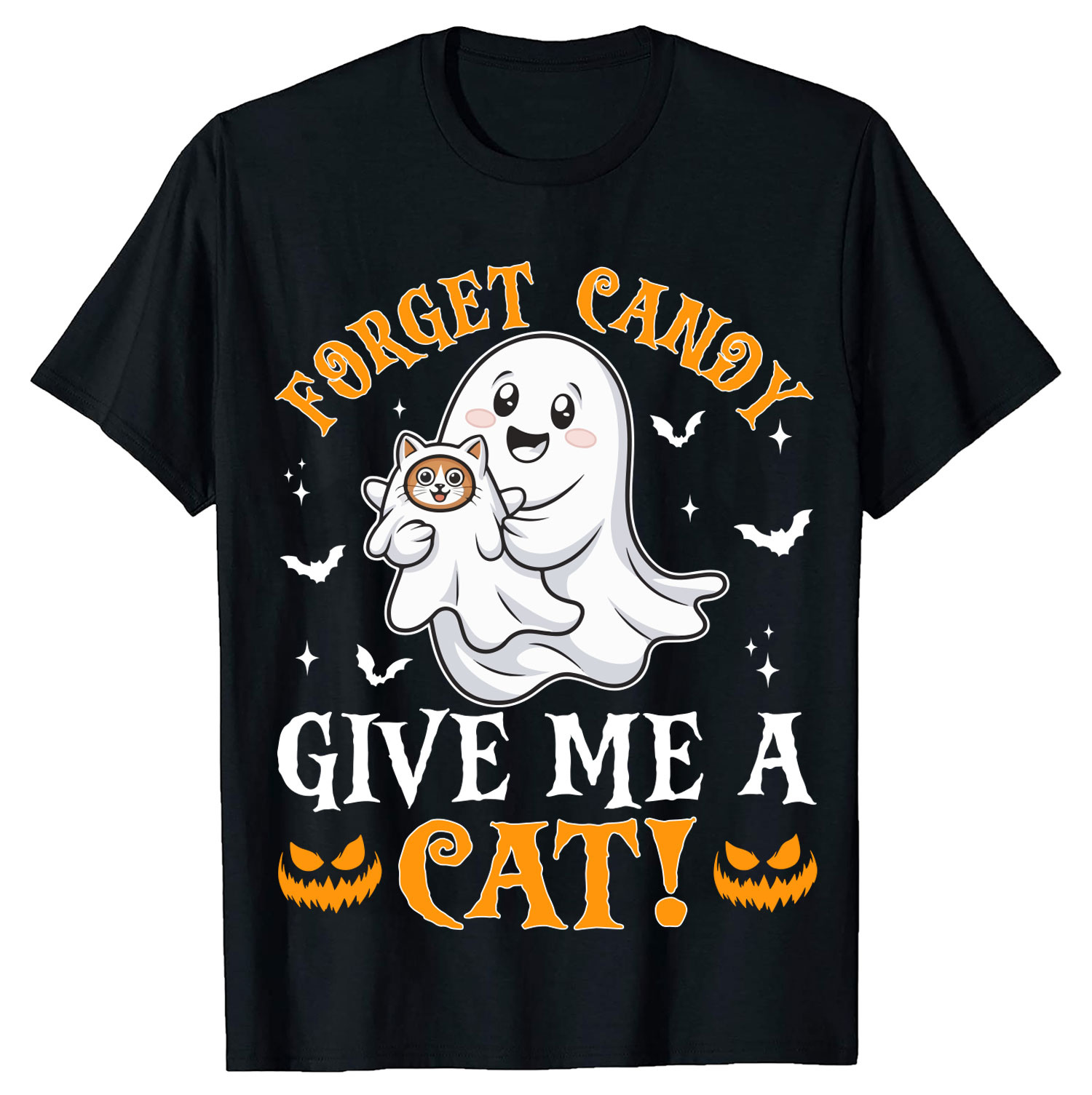 Cat Halloween T-Shirt Design by Prosenjit Barman on Dribbble