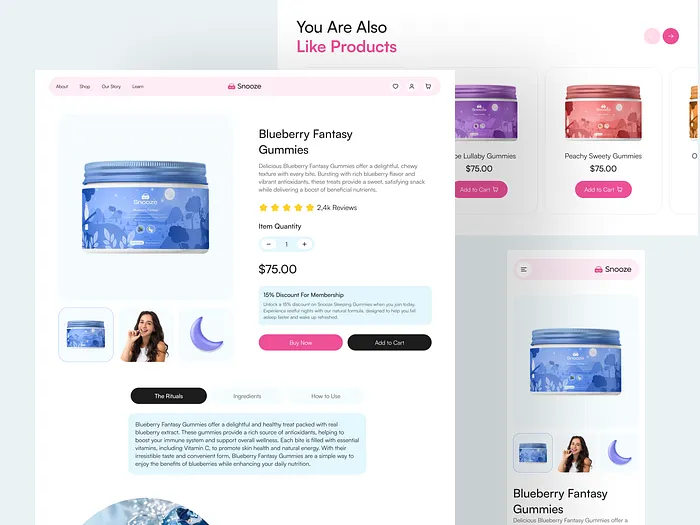 Ecommerce Product Page designs, themes, templates and downloadable ...