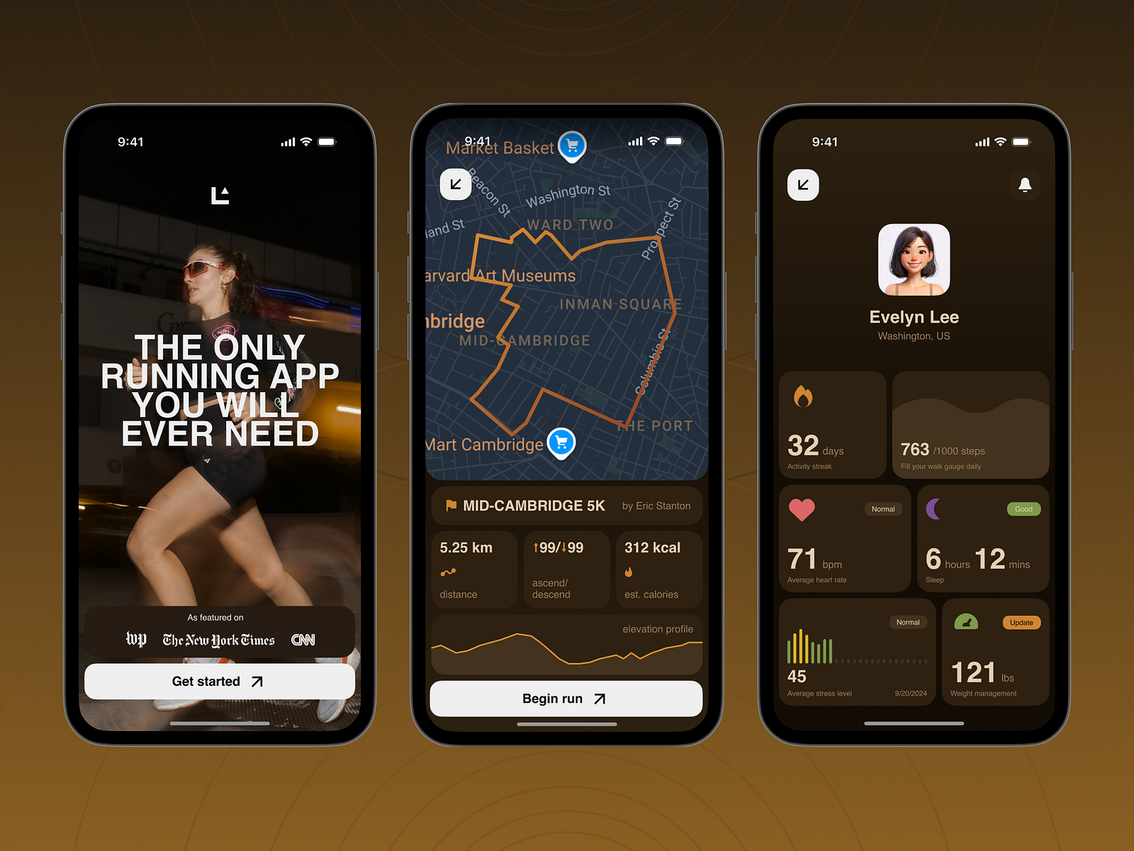 LaceUp: Enterprise All-in-One Running App Design by AL SARDINI on Dribbble