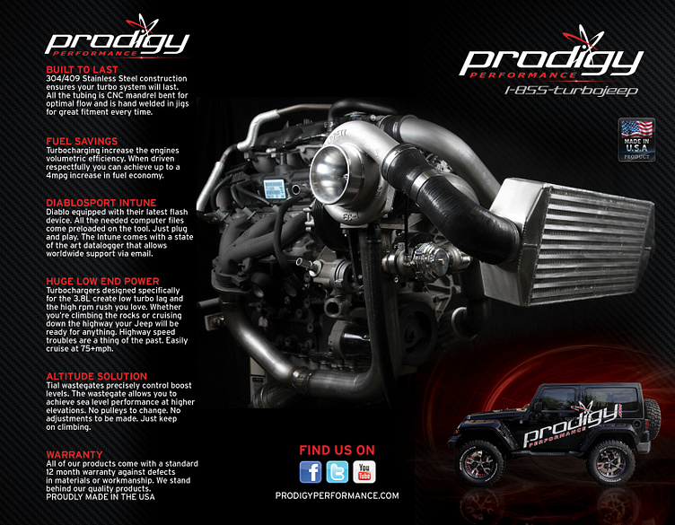 Prodigy Performance Tri-Fold Brochure by Mike Campbell on Dribbble