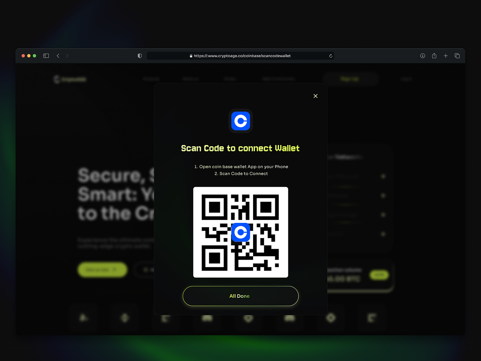 Scan Code Modal by Oluwatobi Ogunjimi on Dribbble