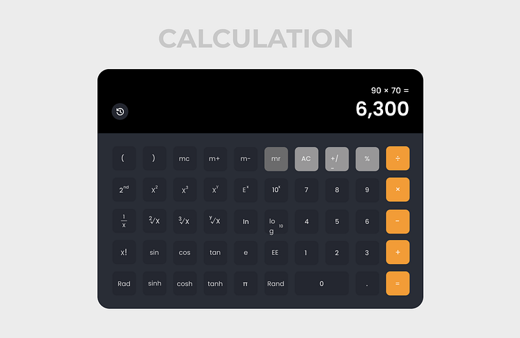 Calculations - UI/UX Design by raghu on Dribbble