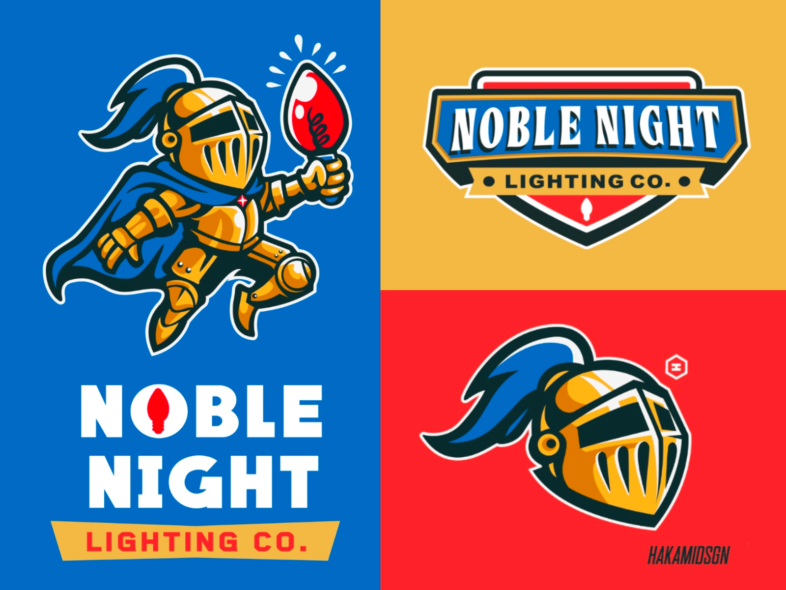NOBLE NIGHT LIGHTING CO. by Hakam _mid on Dribbble