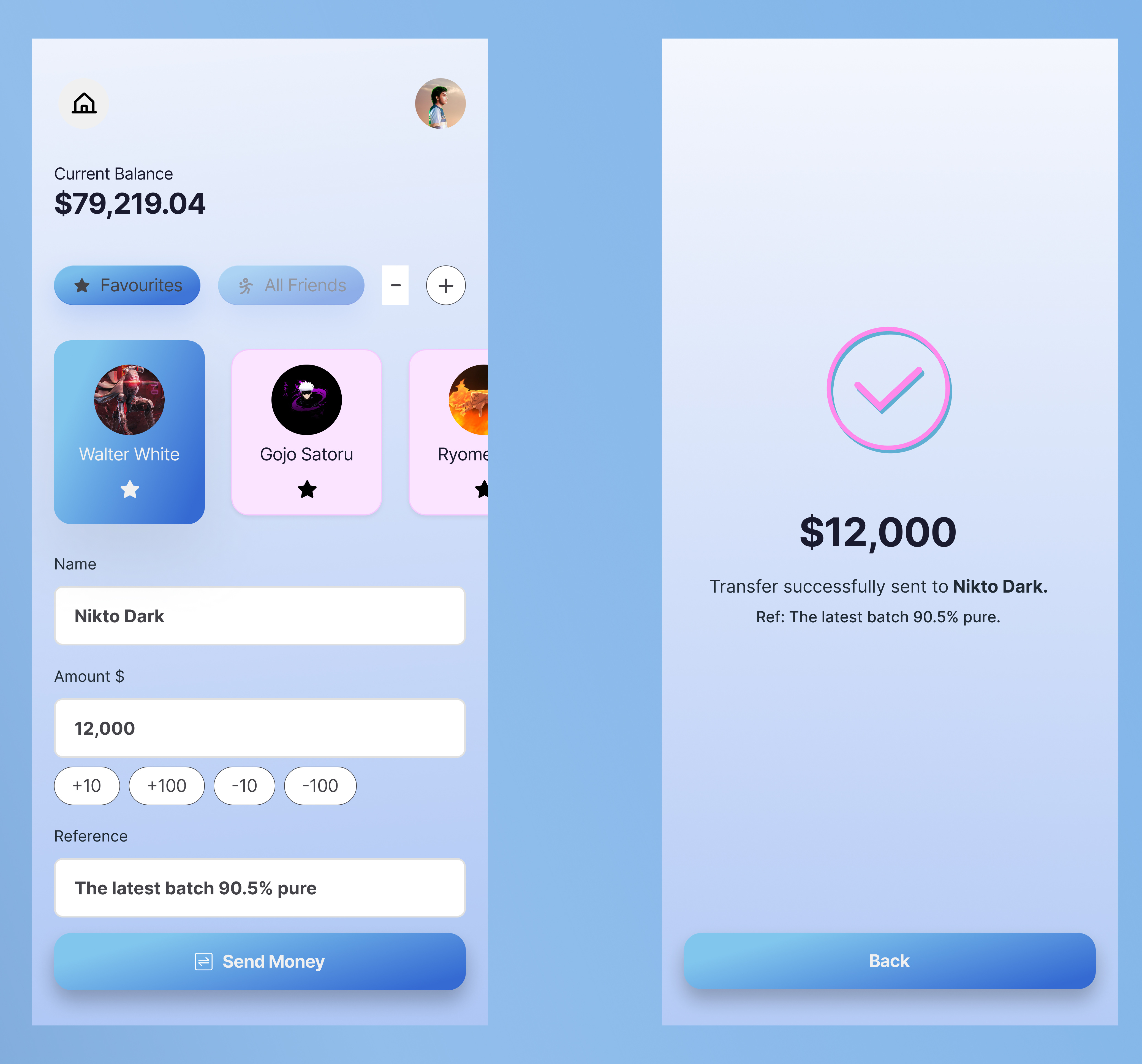 Mobile Banking App Ui by Vikas Saini on Dribbble