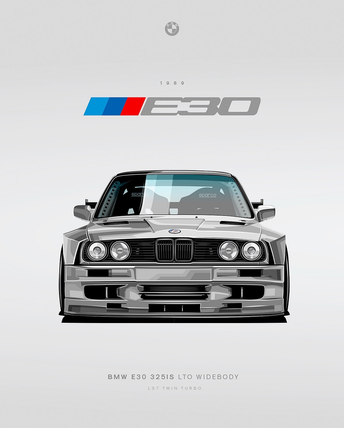 BMW E30 LTO Widebody by mvcnform on Dribbble