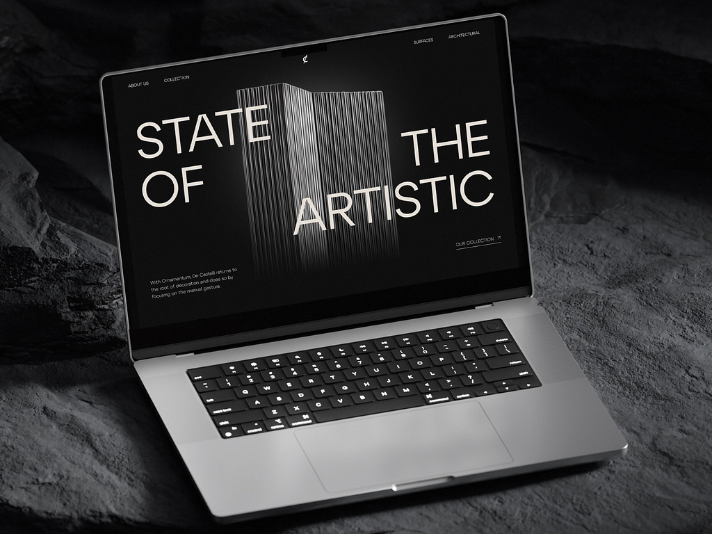 DC - Luxury Elegant Aesthetic Metal Portfolio Website Design by LAIN UI ...