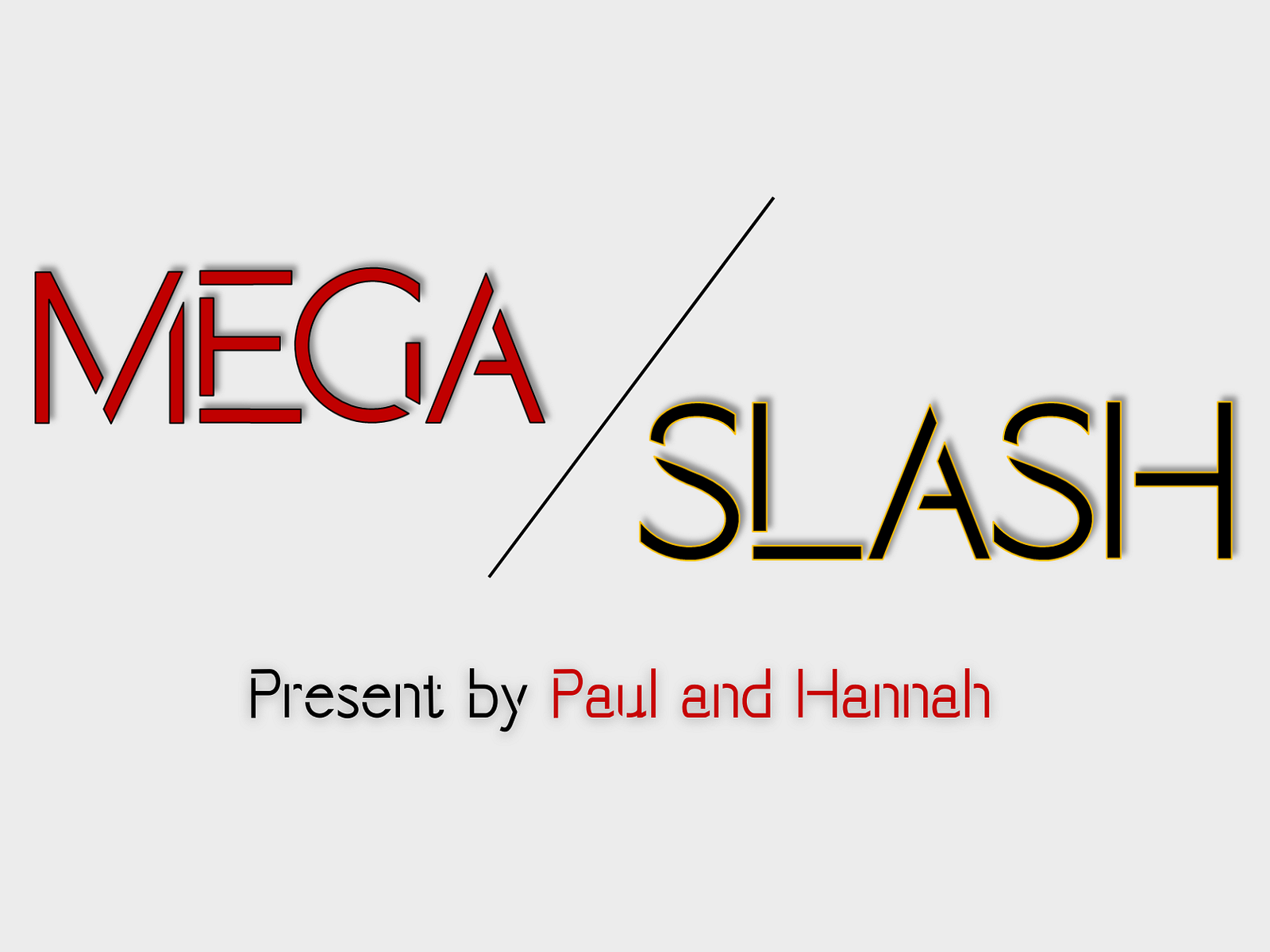 MEGA SLASH font by PaulandHannah on Dribbble