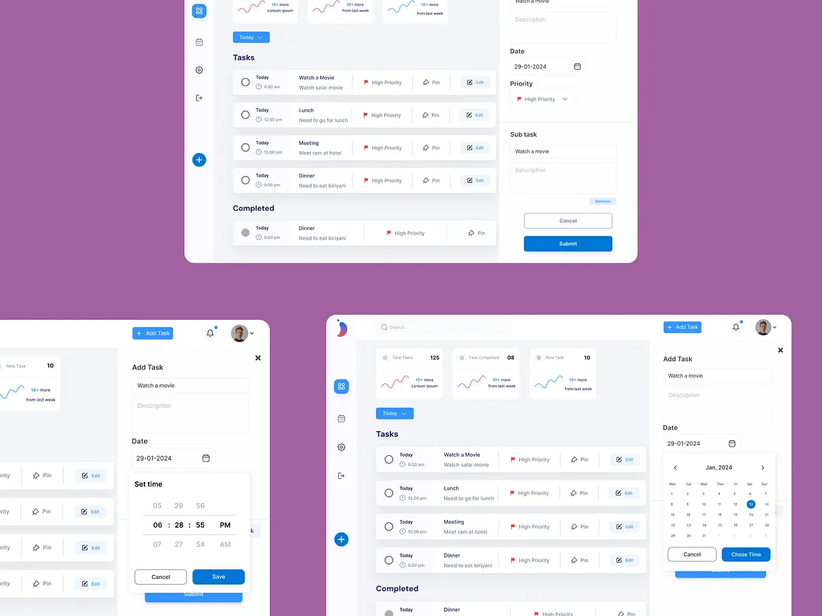 Browse thousands of Task List Dashboard images for design inspiration ...