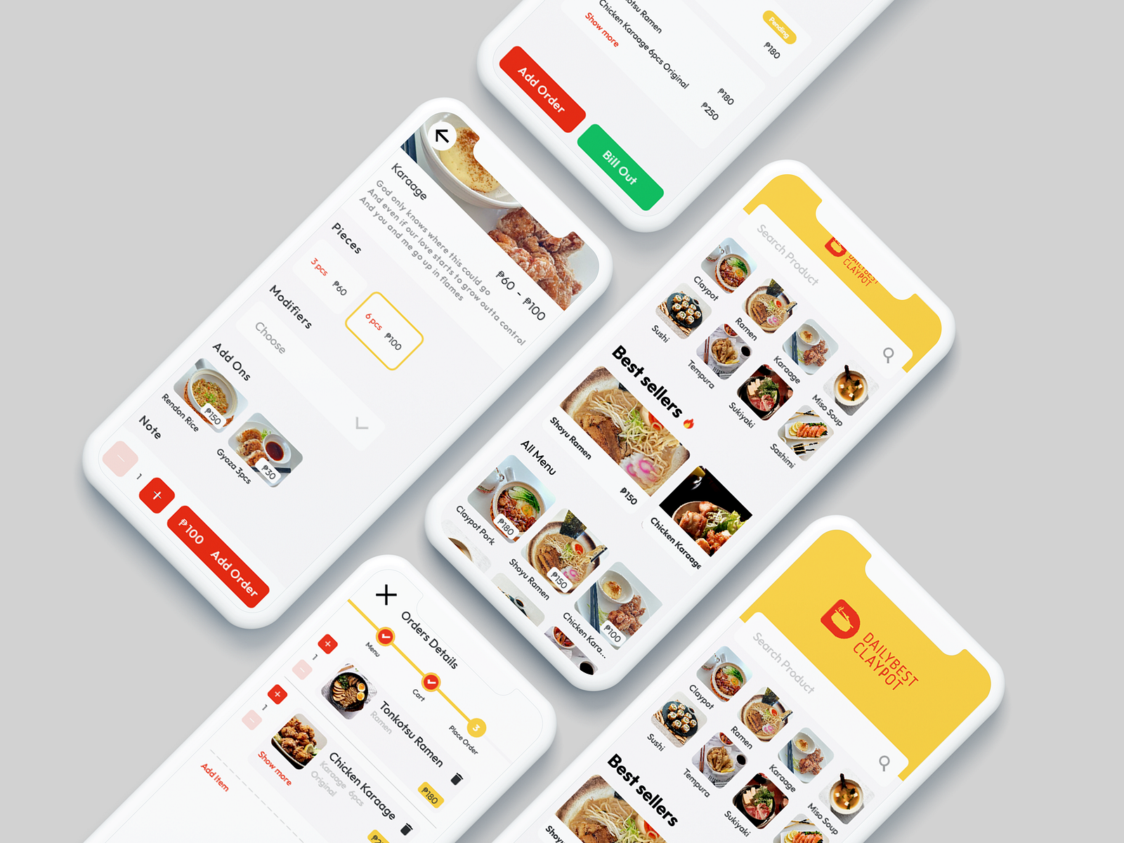 POS - Local Network Ordering System by Kim Pensona on Dribbble