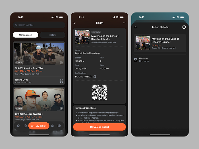 Browse thousands of Event Ticket Booking Mobile App images for design ... Browse thousands of Event Ticket Booking Mobile App images for design ...