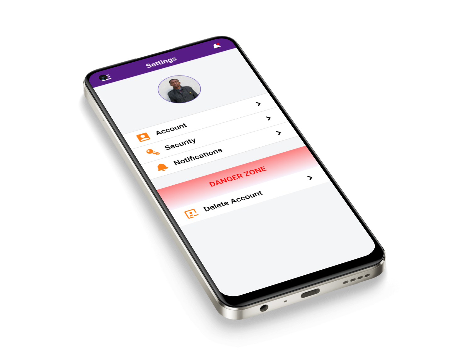 Mobile App Settings by Geek S. on Dribbble