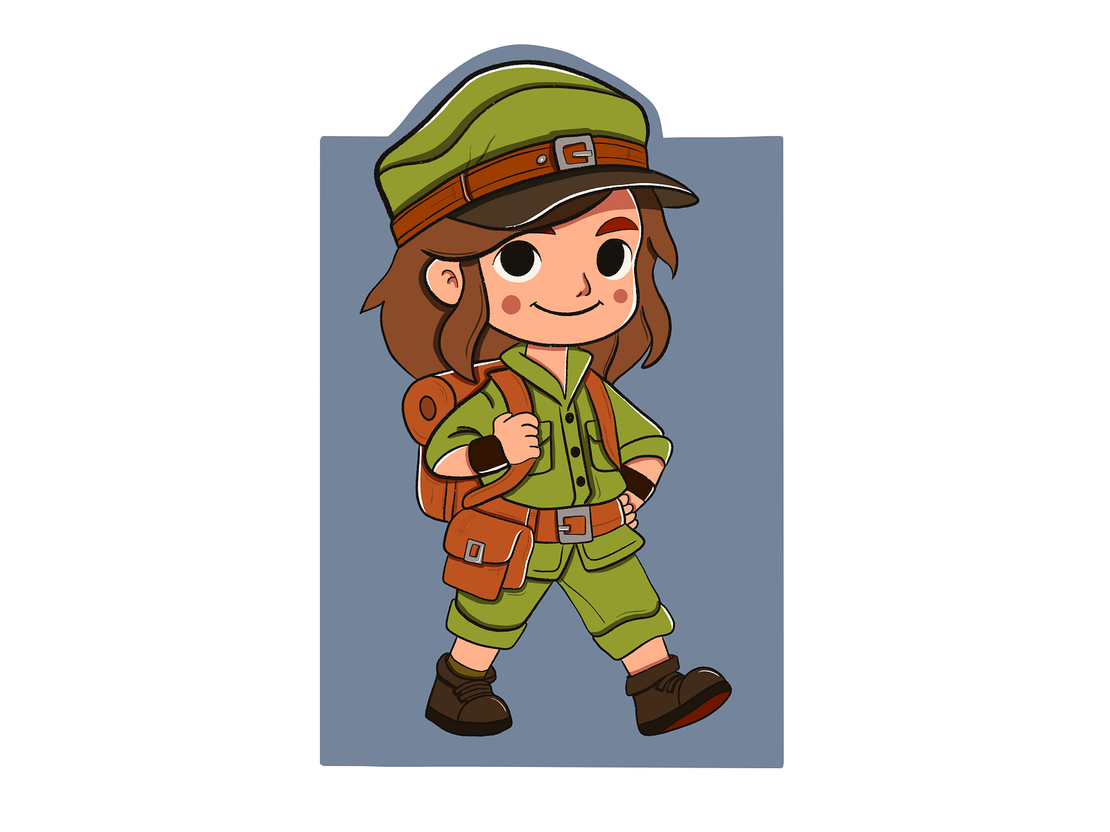 Adventure girl by Sarehrzi on Dribbble