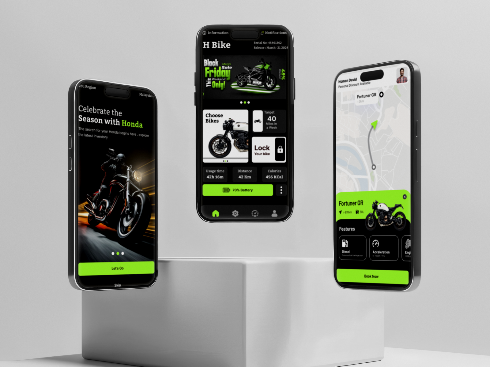 H Bike 🏍 - Electric Motor Bike Mobile App by Jarviz Lab || UI/UX Design Agency.. on Dribbble