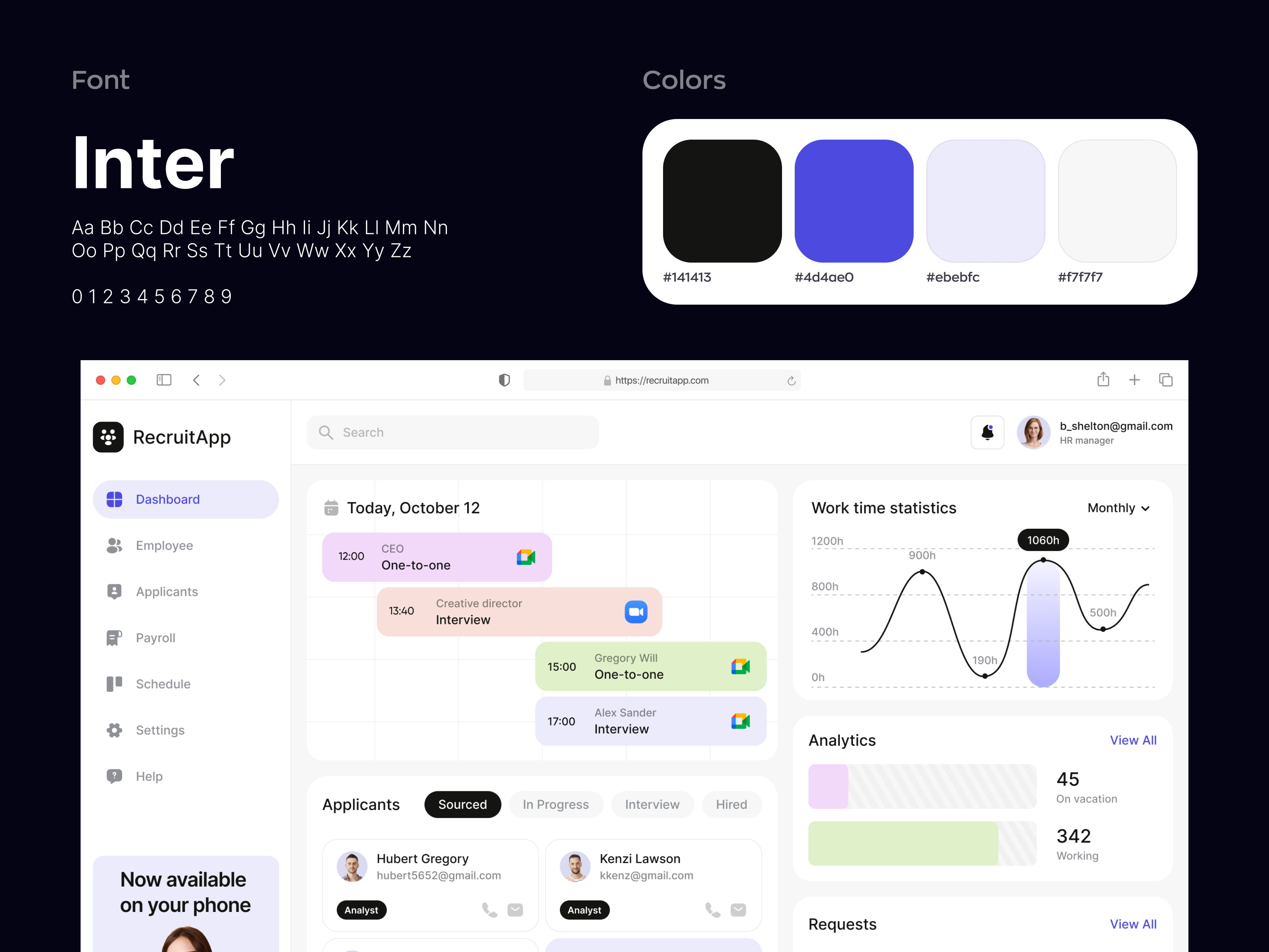 Recruitment Website Design Concept by Ronas IT | UI/UX Team on Dribbble
