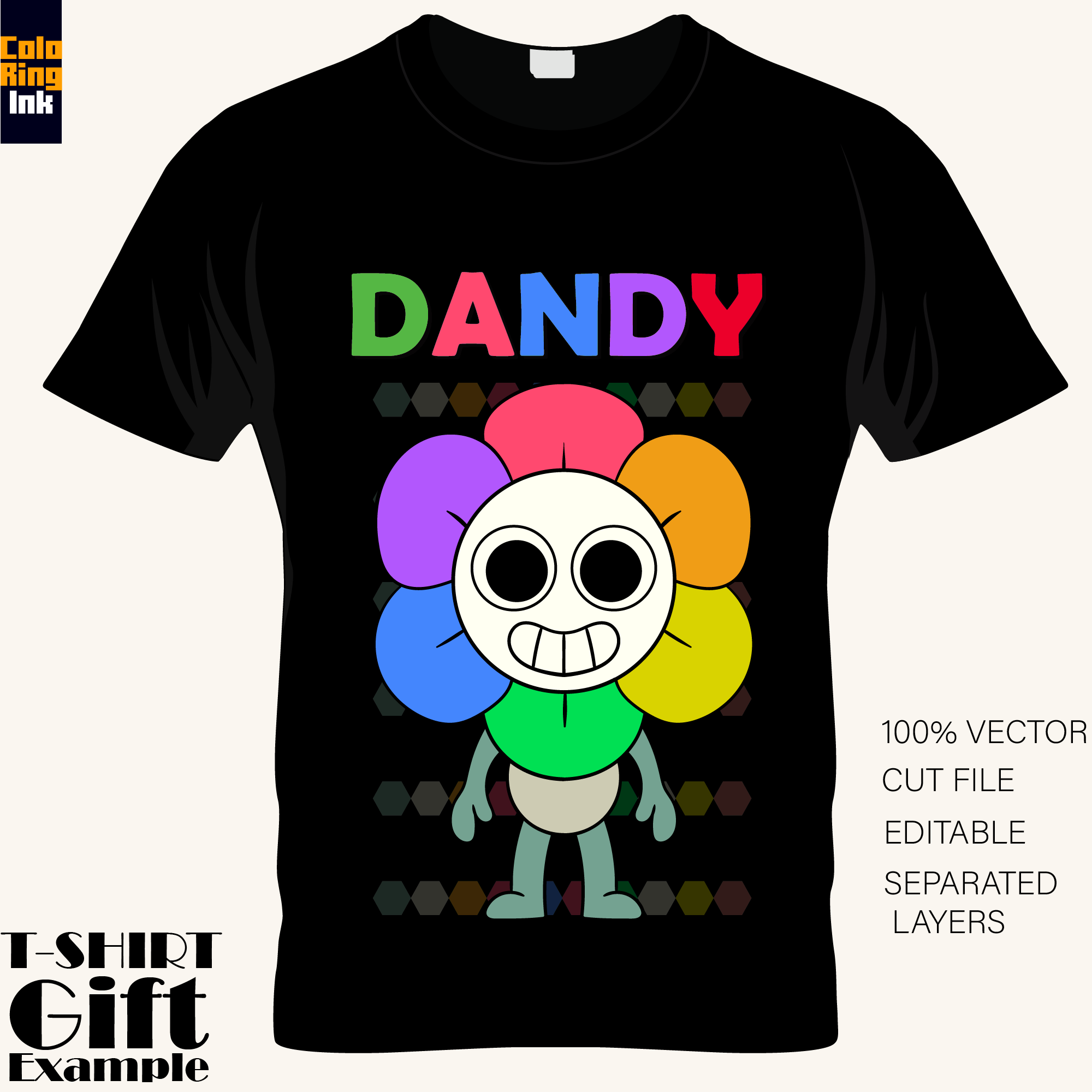 SVG Dandy world Project Fanart Bundle by ColoringInk on Dribbble