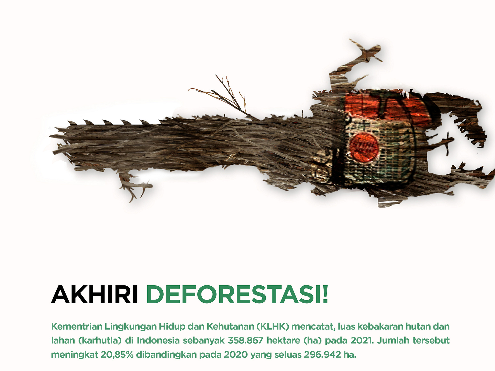Poster Campaign Akhiri Deforestasi Walhi by M2F STUDIO on Dribbble
