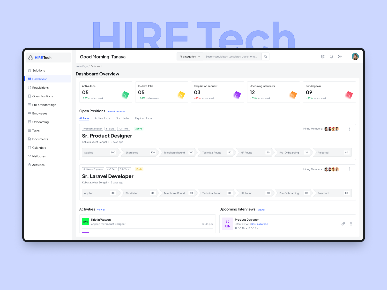 Application Tracking System by Mashum Mollah on Dribbble