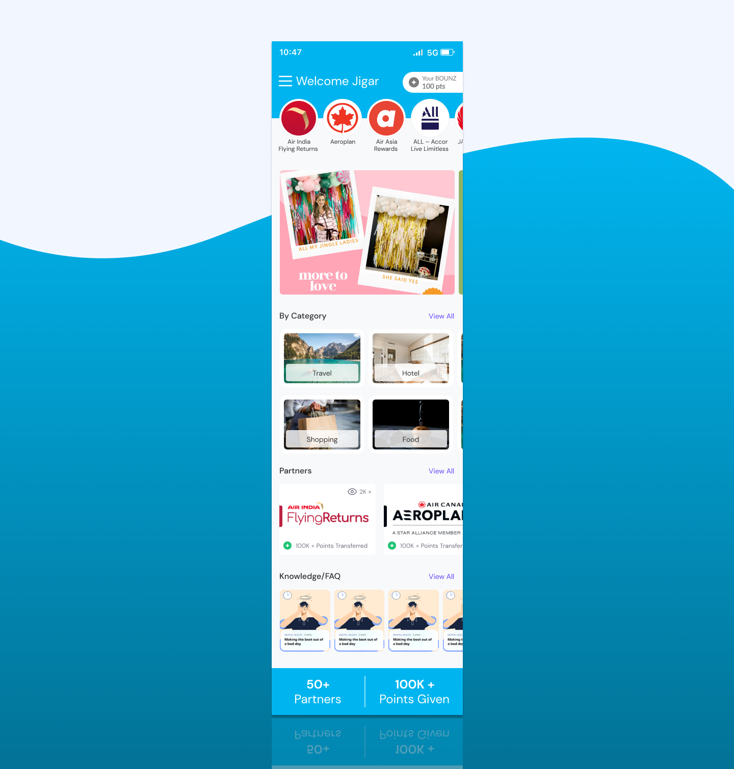 Points redemption app UI design by Madan Lal Bagara on Dribbble