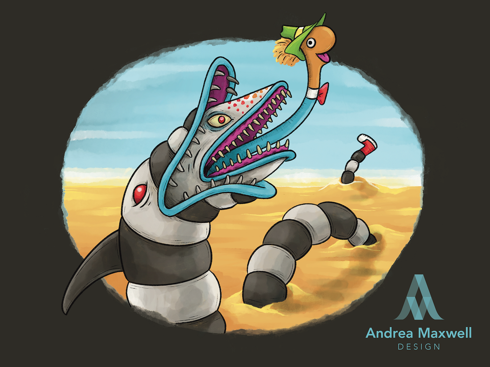 Lowly Sandworm by Andrea Maxwell on Dribbble