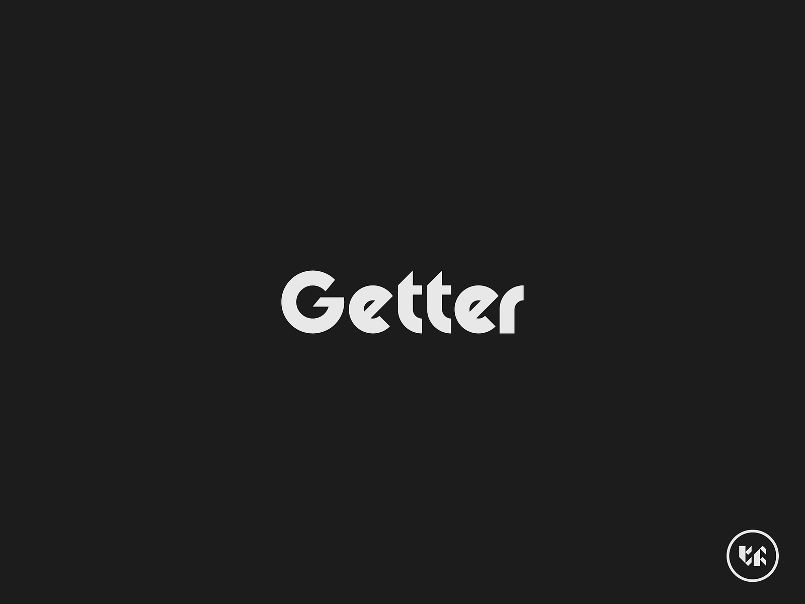Getter - clothing brand logo by Tanzim Rana on Dribbble