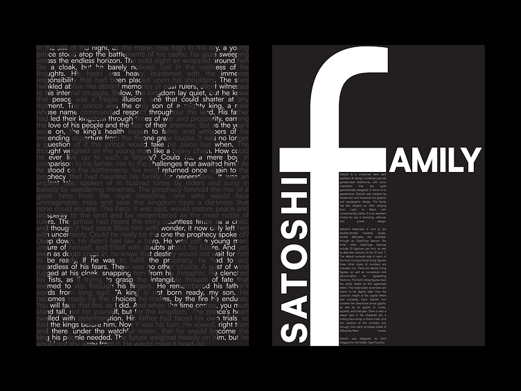Typography & Layout Using Satoshi Font by Amine Gdoura on Dribbble