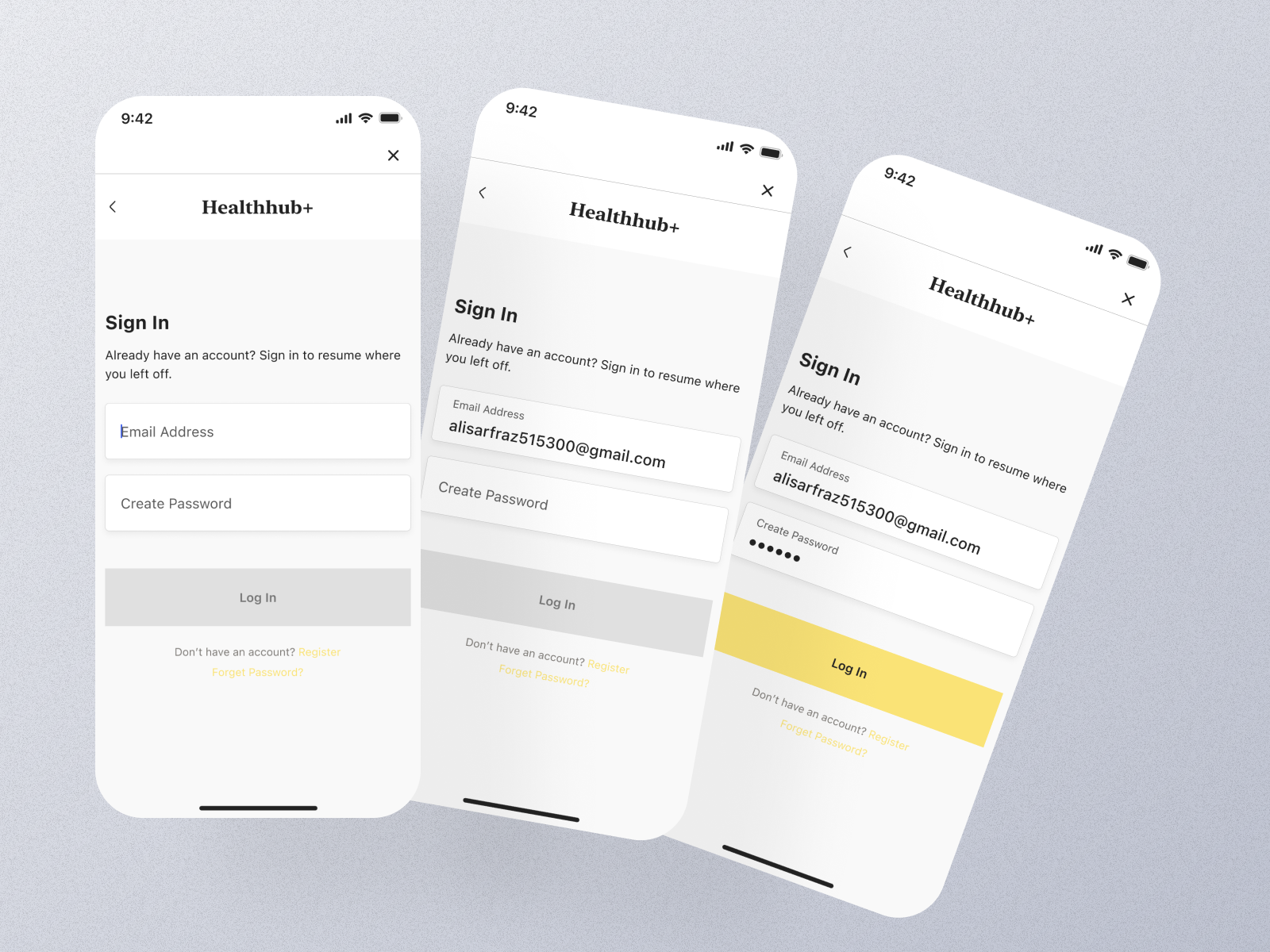 Sign In Mobile App Ui by UI Ants on Dribbble