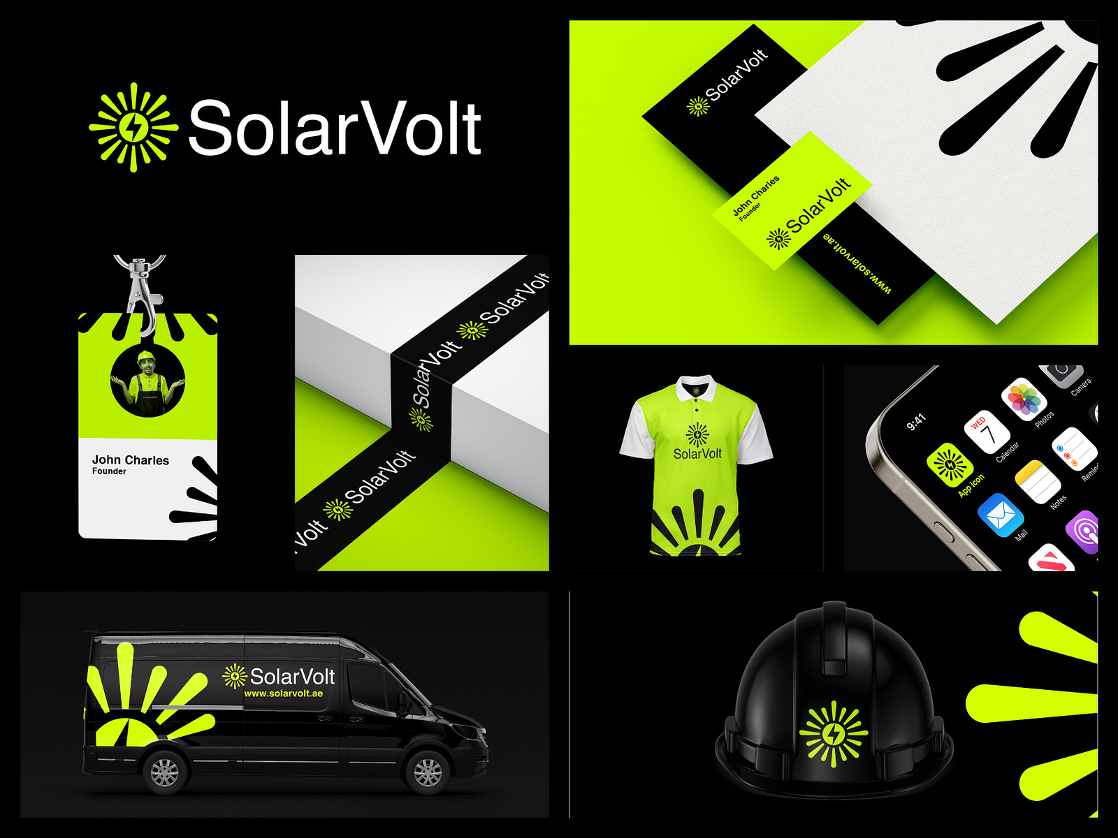 SolarVolt Branding, Solar Brand Identity by Tiwary sourav on Dribbble