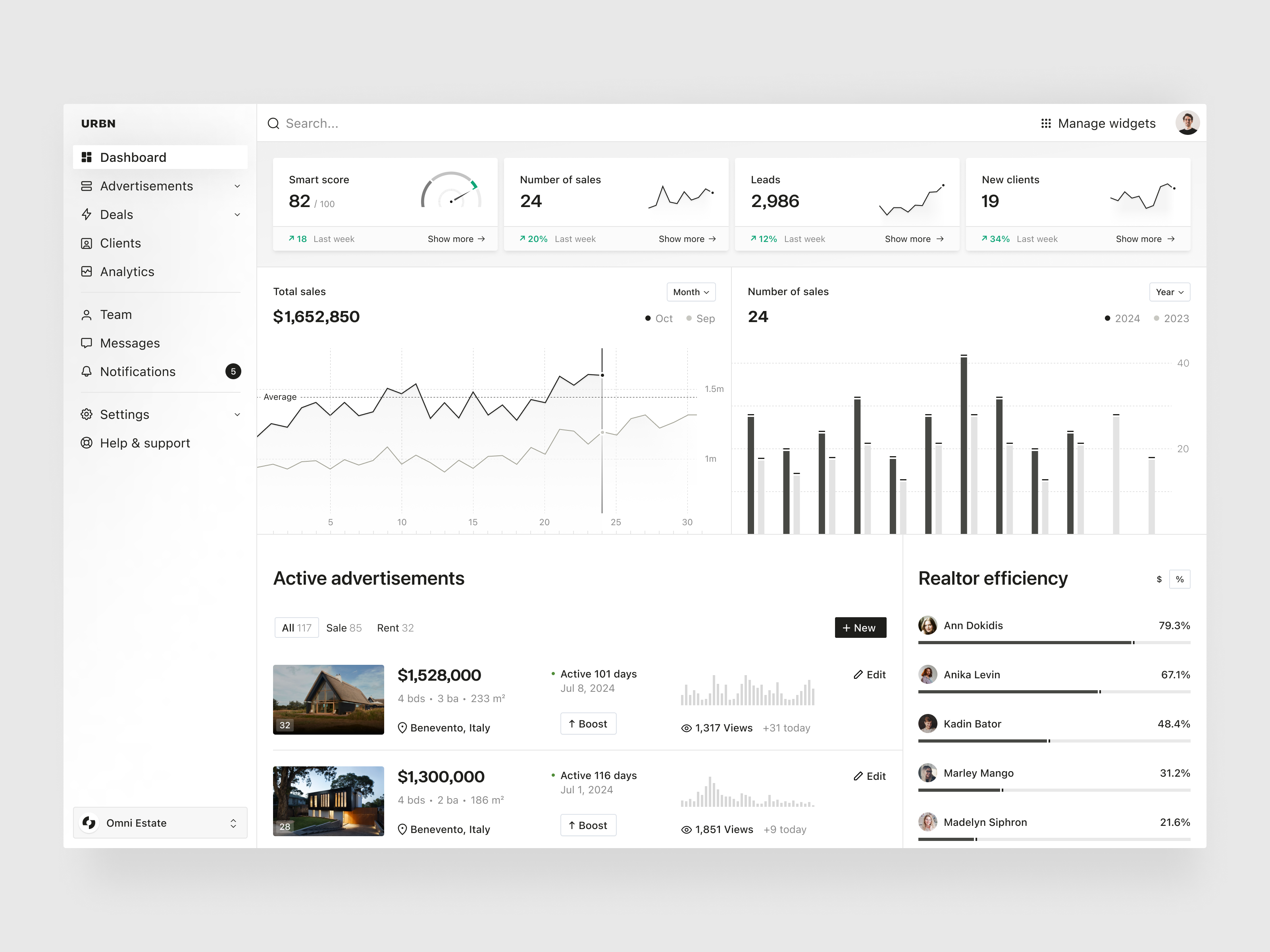 Real Estate, Property Listing Website Design by Conceptzilla on Dribbble