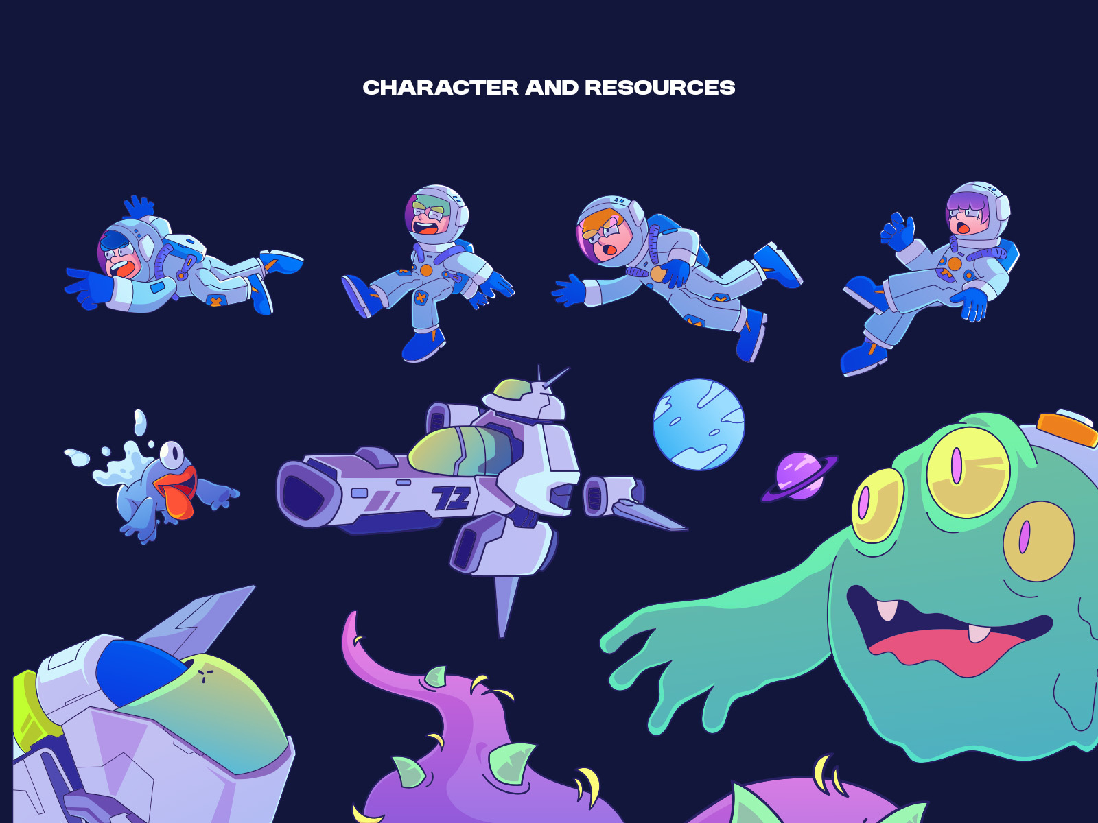 Astro Fantasy - Splash Screen Illustration by Daniel Eka for Orenji ...