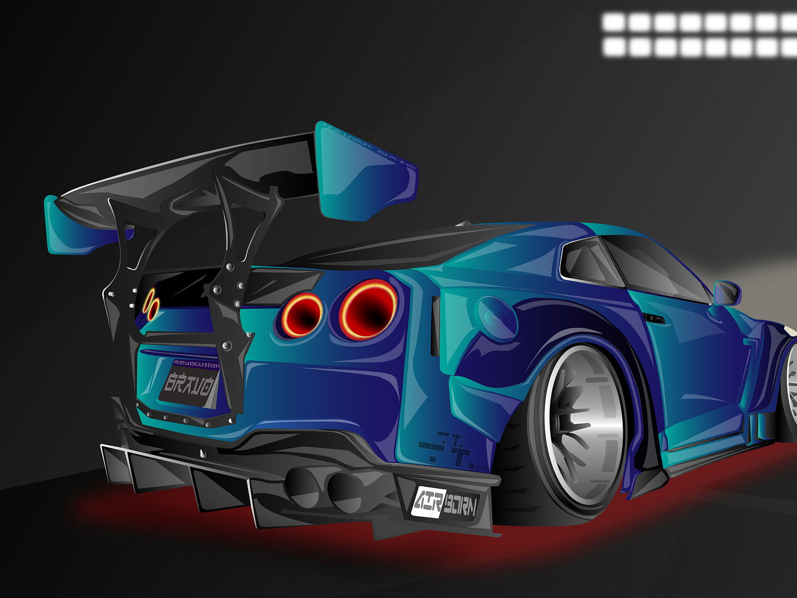 Nissan GTR r35 Modified by Sanju Dilshan on Dribbble
