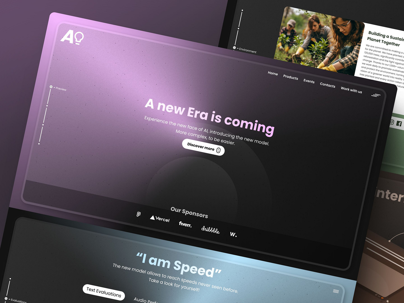 New Ai Landing Page Design by Paolo Danese on Dribbble