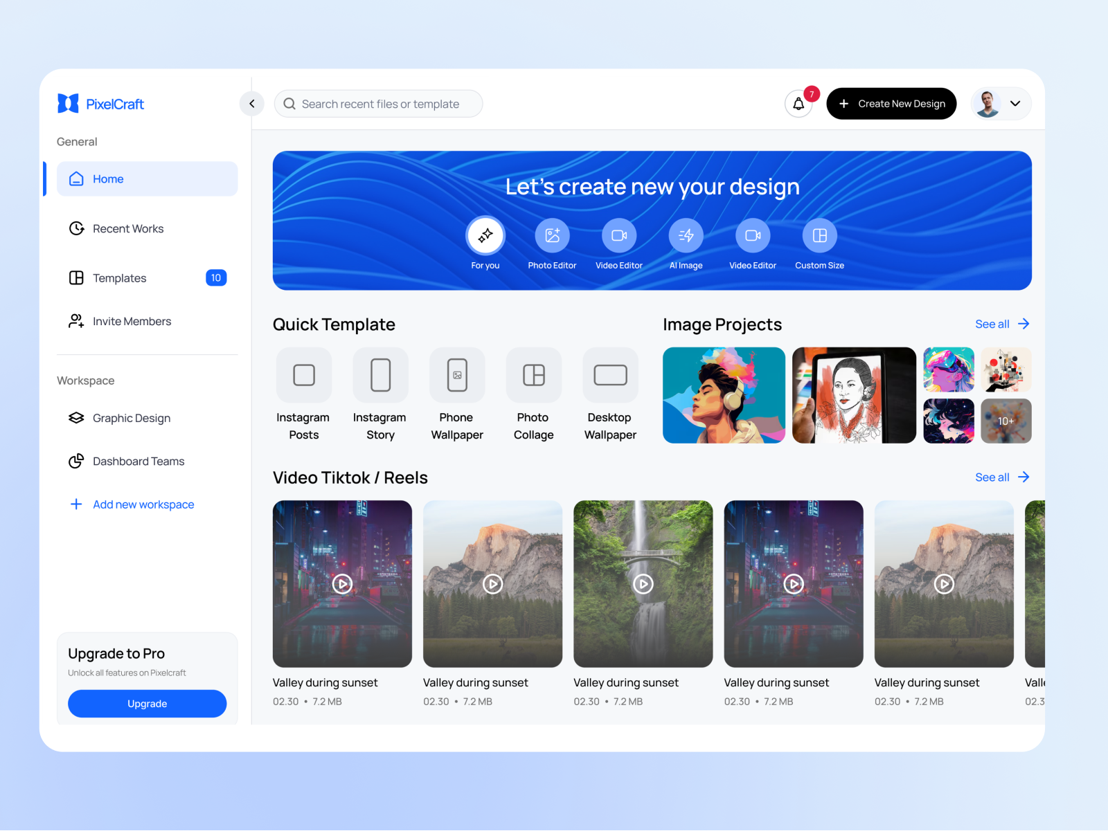 PixelCraft - Design Editor App UI KIT by Ridwan Saputra for dpopstudio ...