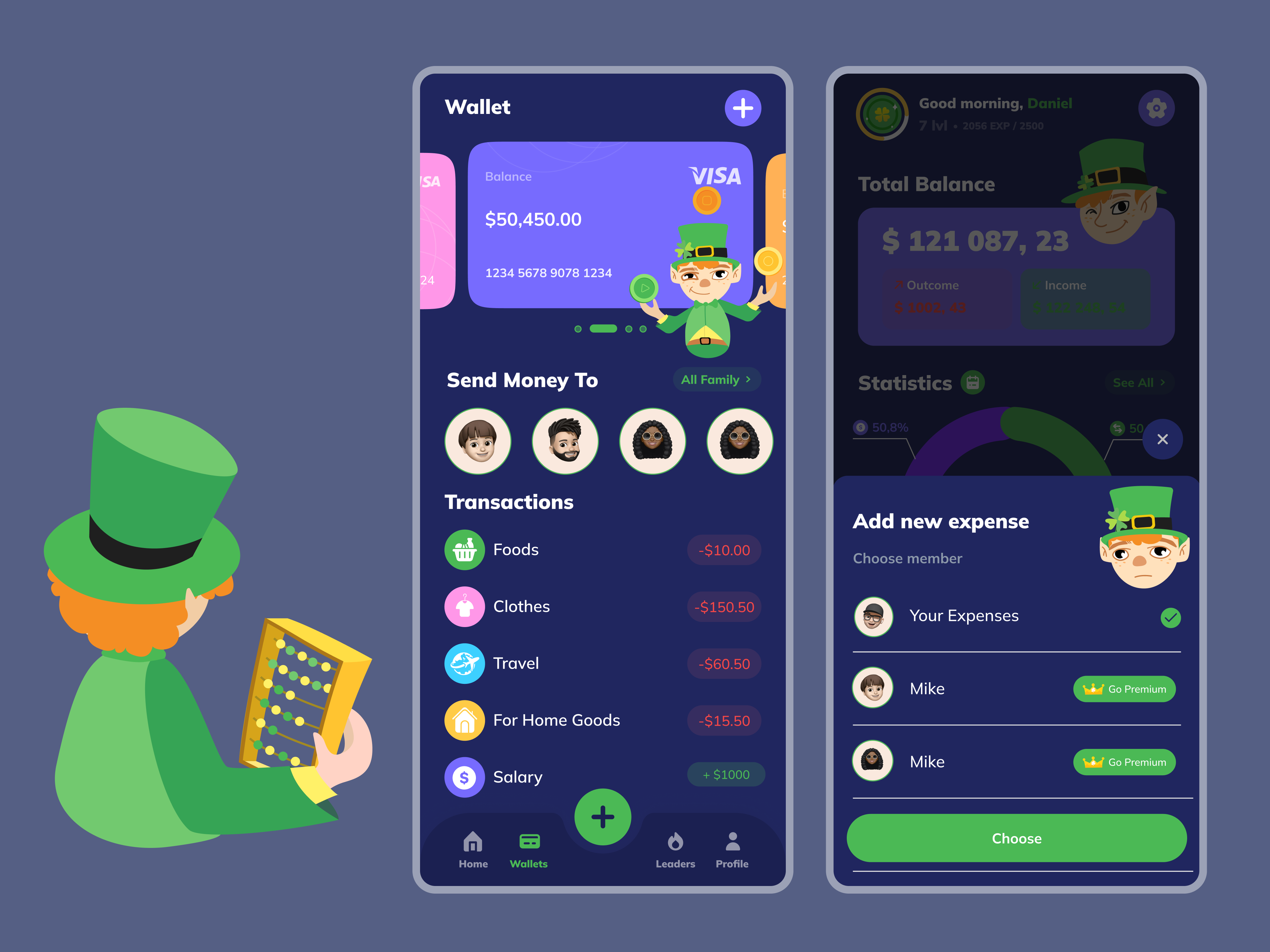 Mobile App UI/UX Design - Gamification Saving Money App | Wallet by ...
