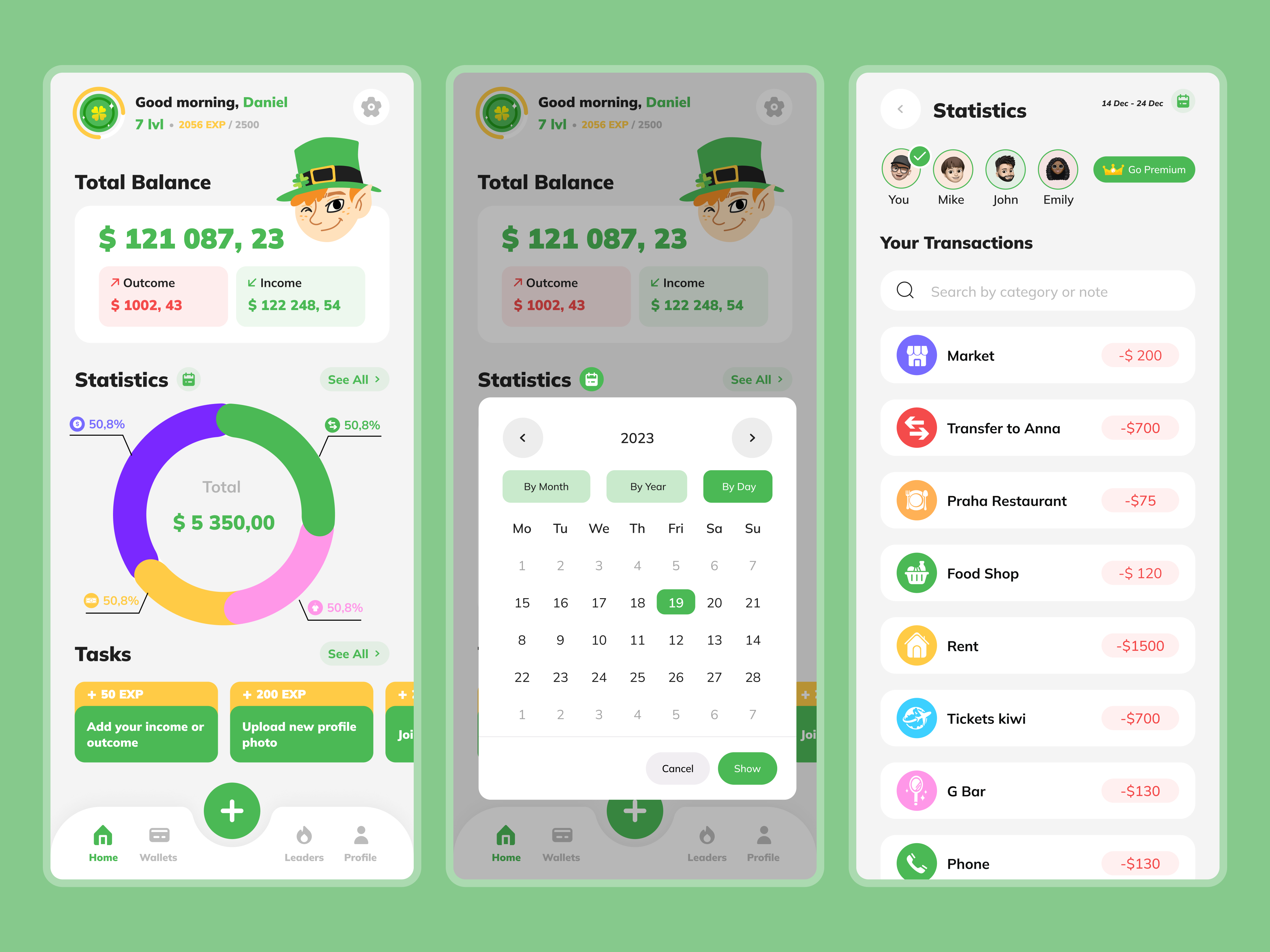 Mobile App UI/UX Design - Gamification Saving Money App | Wallet by ...