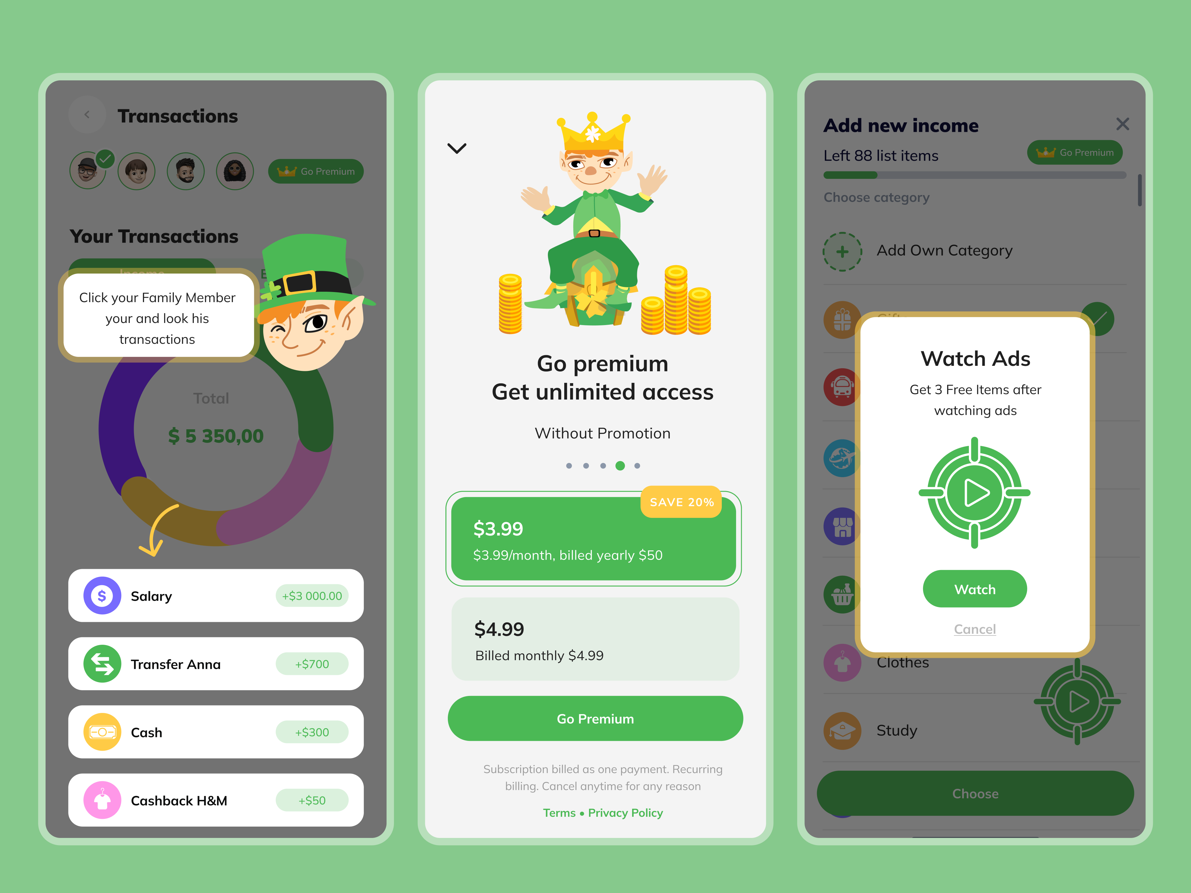 Mobile App UI/UX Design - Gamification Saving Money App | Wallet by ...
