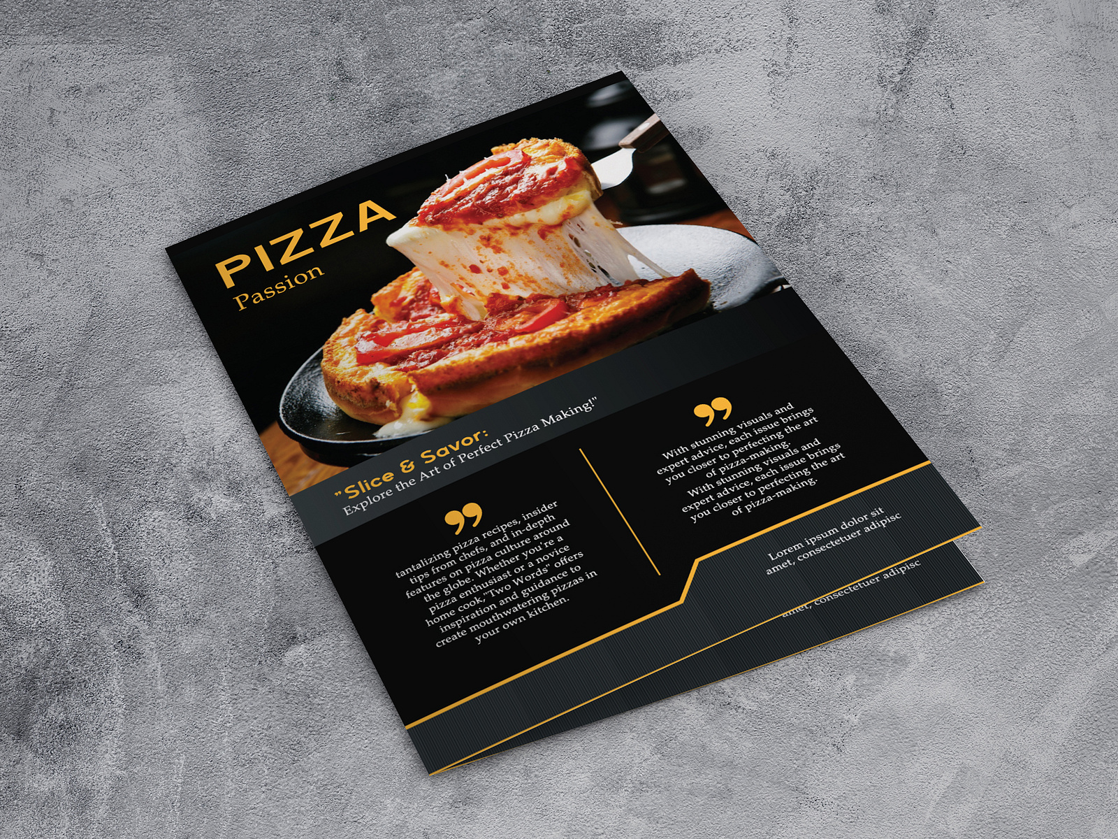 Cooking Brochure Design by MousumeAkther on Dribbble