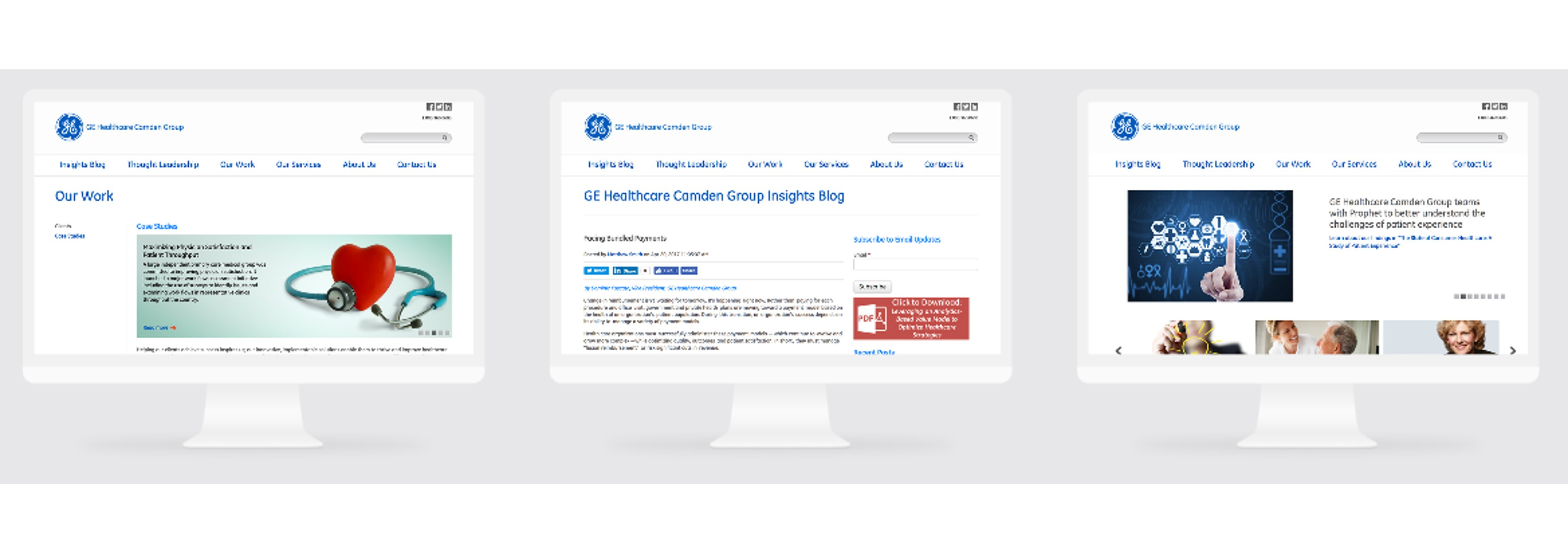 GE Healthcare Partners Website Redesign by SPINX Digital on Dribbble