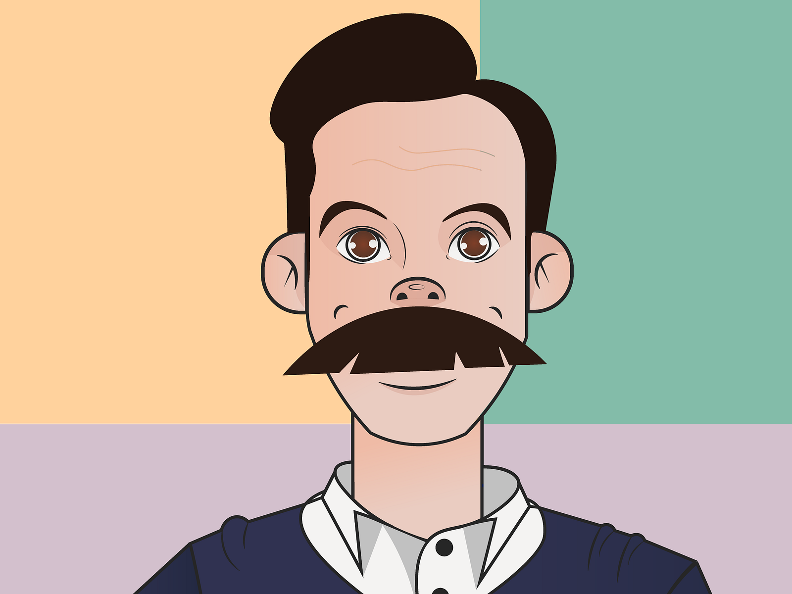 Ted Lasso Vector Illustration by Gabrielli Santos on Dribbble