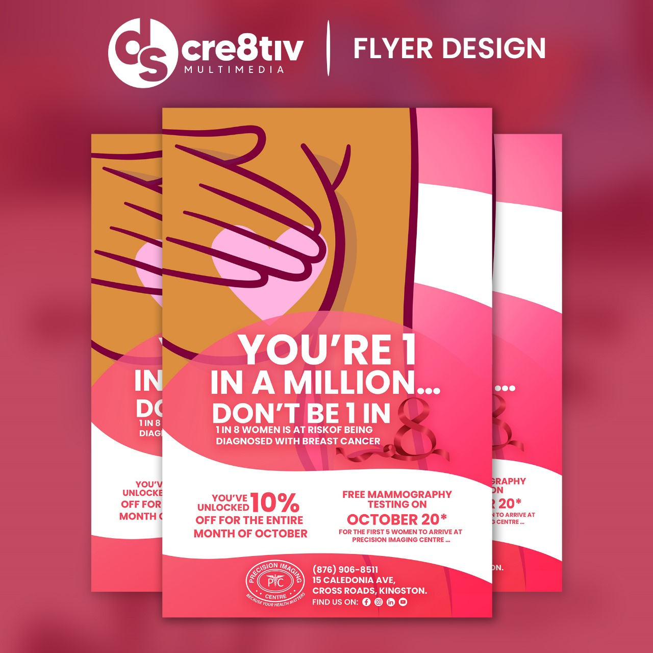 Precision imaging Flyer design. by DSCMedia on Dribbble