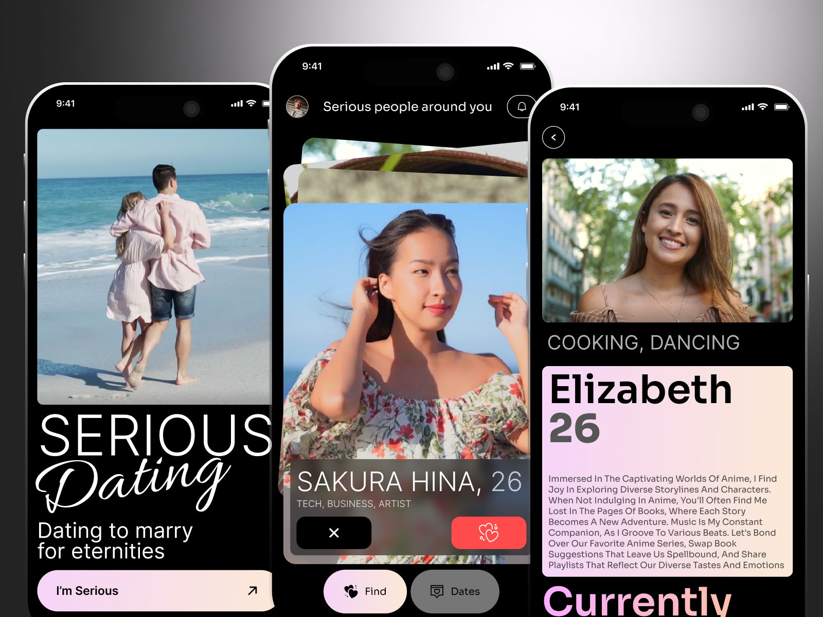 Ai dating app design by lazy kar for LazyInterface UI UX Team on Dribbble