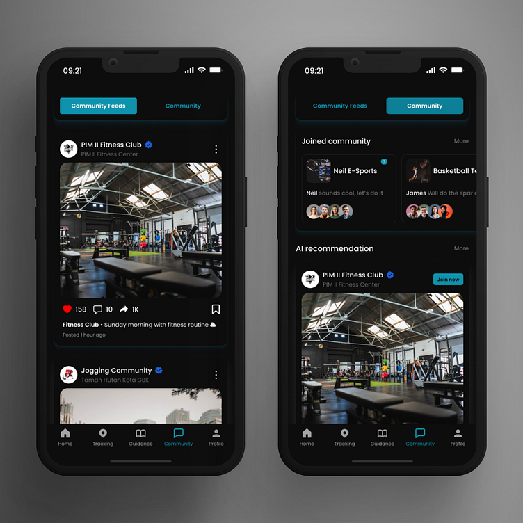 Community App by Neil Christian on Dribbble