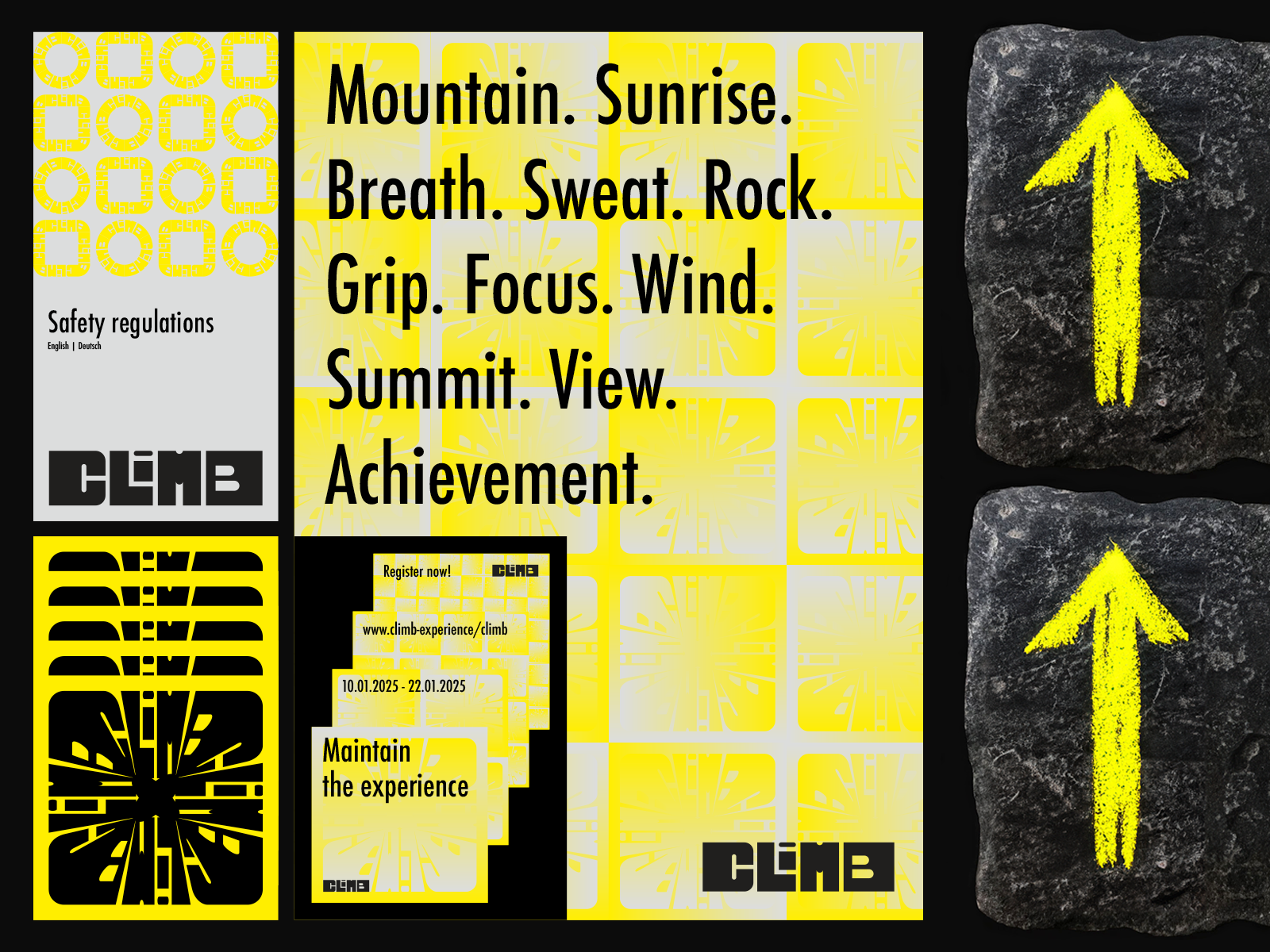 Climb Brand Applications by Franziska Volmer on Dribbble