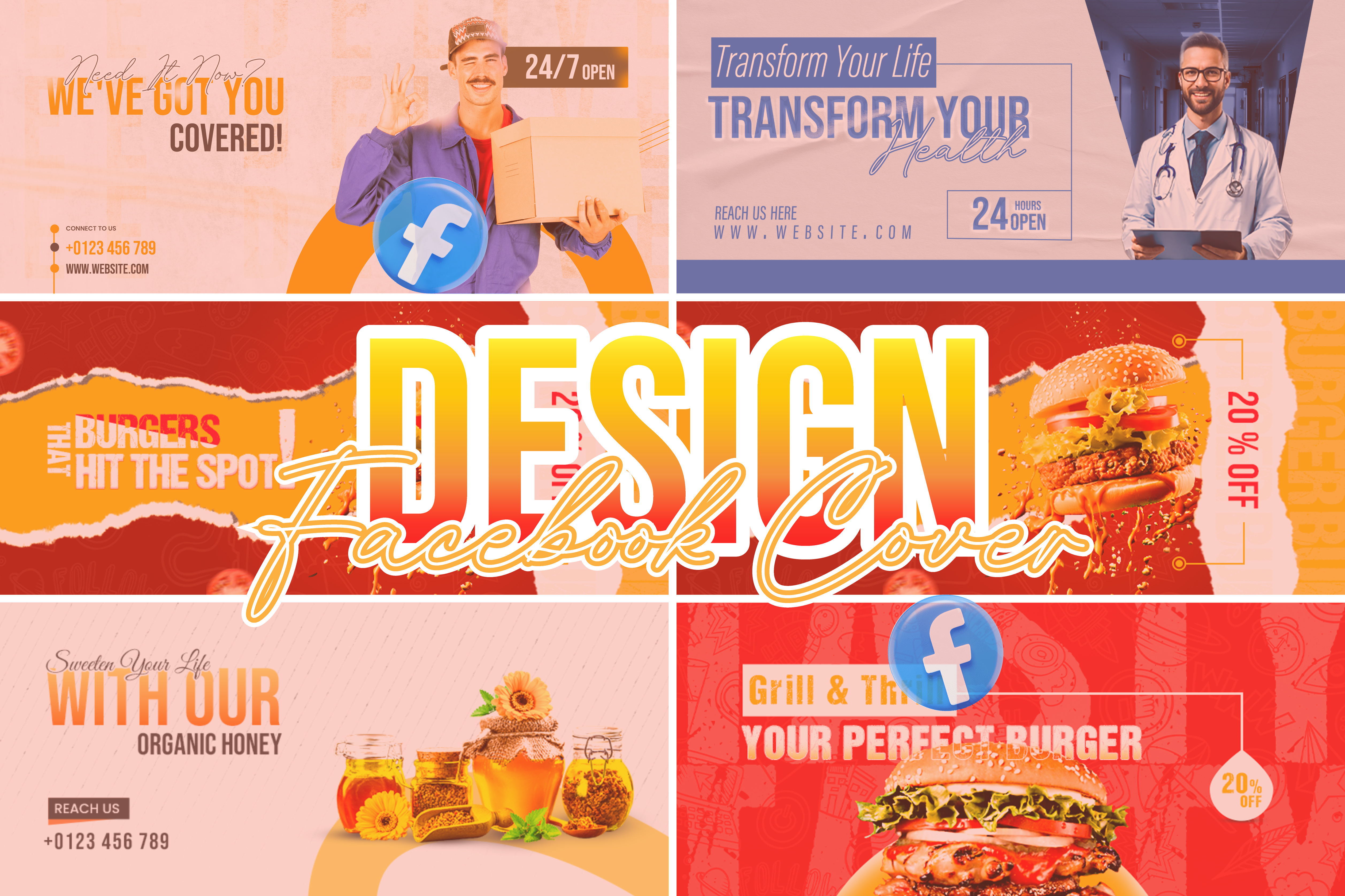 Food Facebook Cover designs, themes, templates and downloadable graphic ...