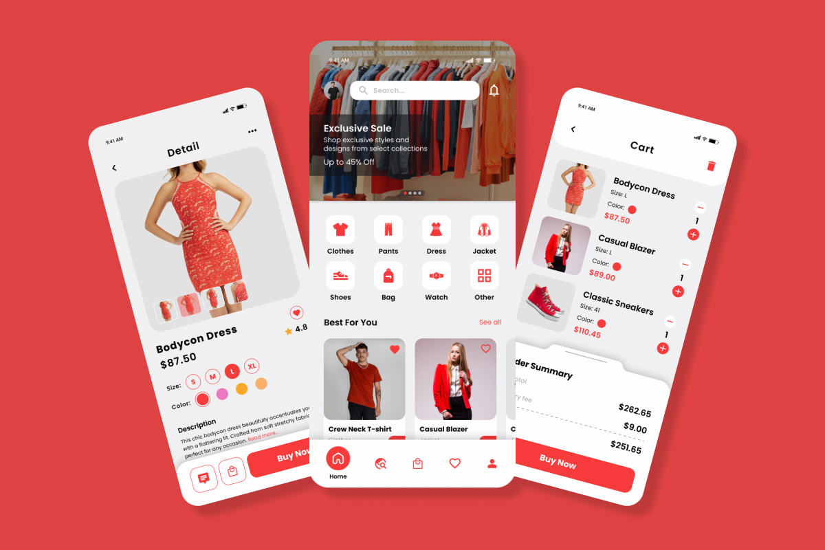 Stylon - Fashion Mobile App by trabaskriya on Dribbble