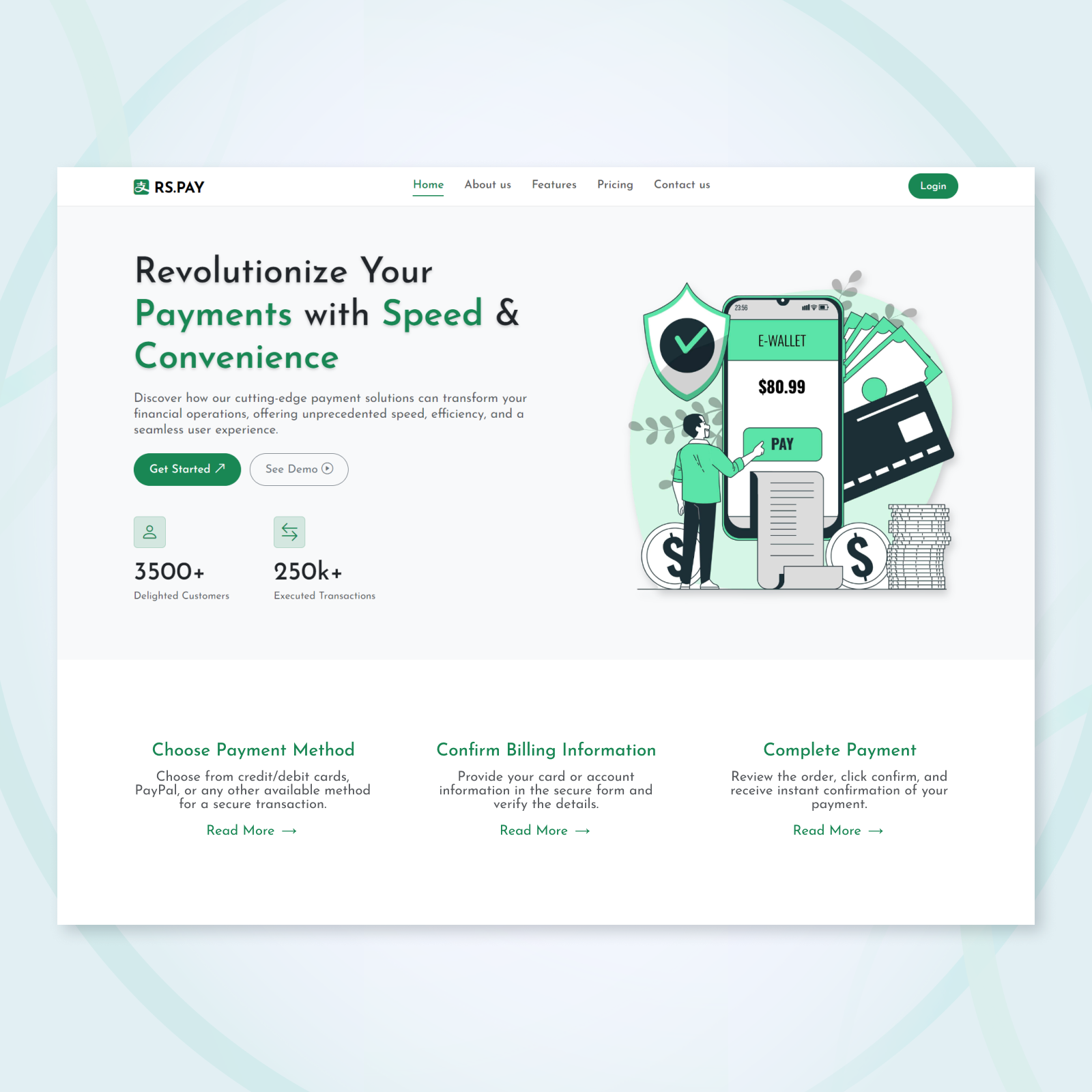 Payment Section designs, themes, templates and downloadable graphic ...