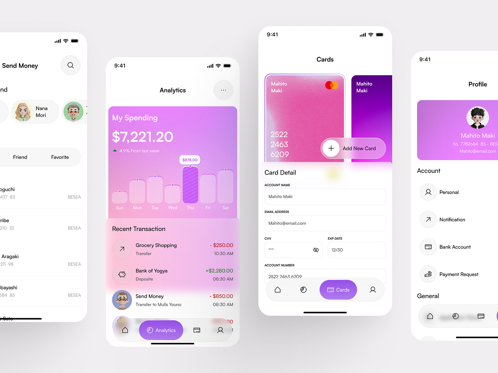 Wank Fintech App Another Page By Nija Design For Nija Works On Dribbble