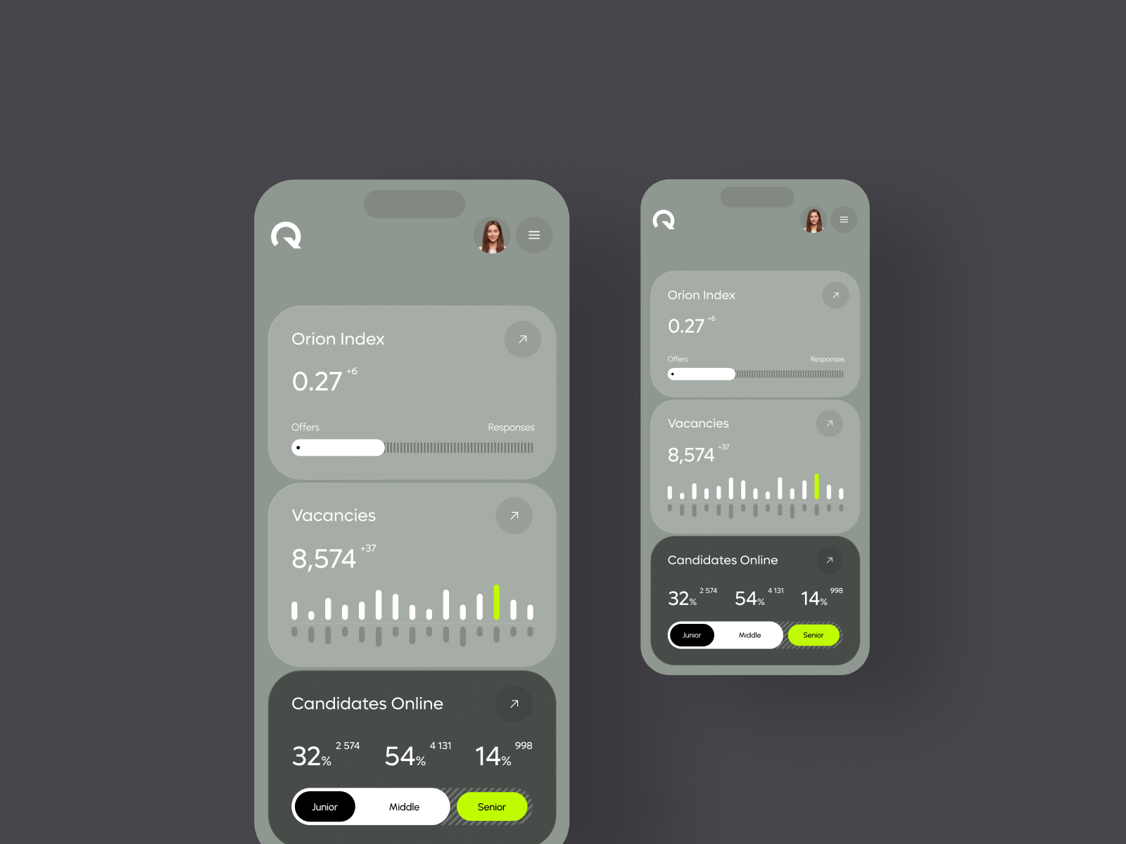 ORION - Job Opportunities SaaS by RonDesignLab ⭐️ on Dribbble