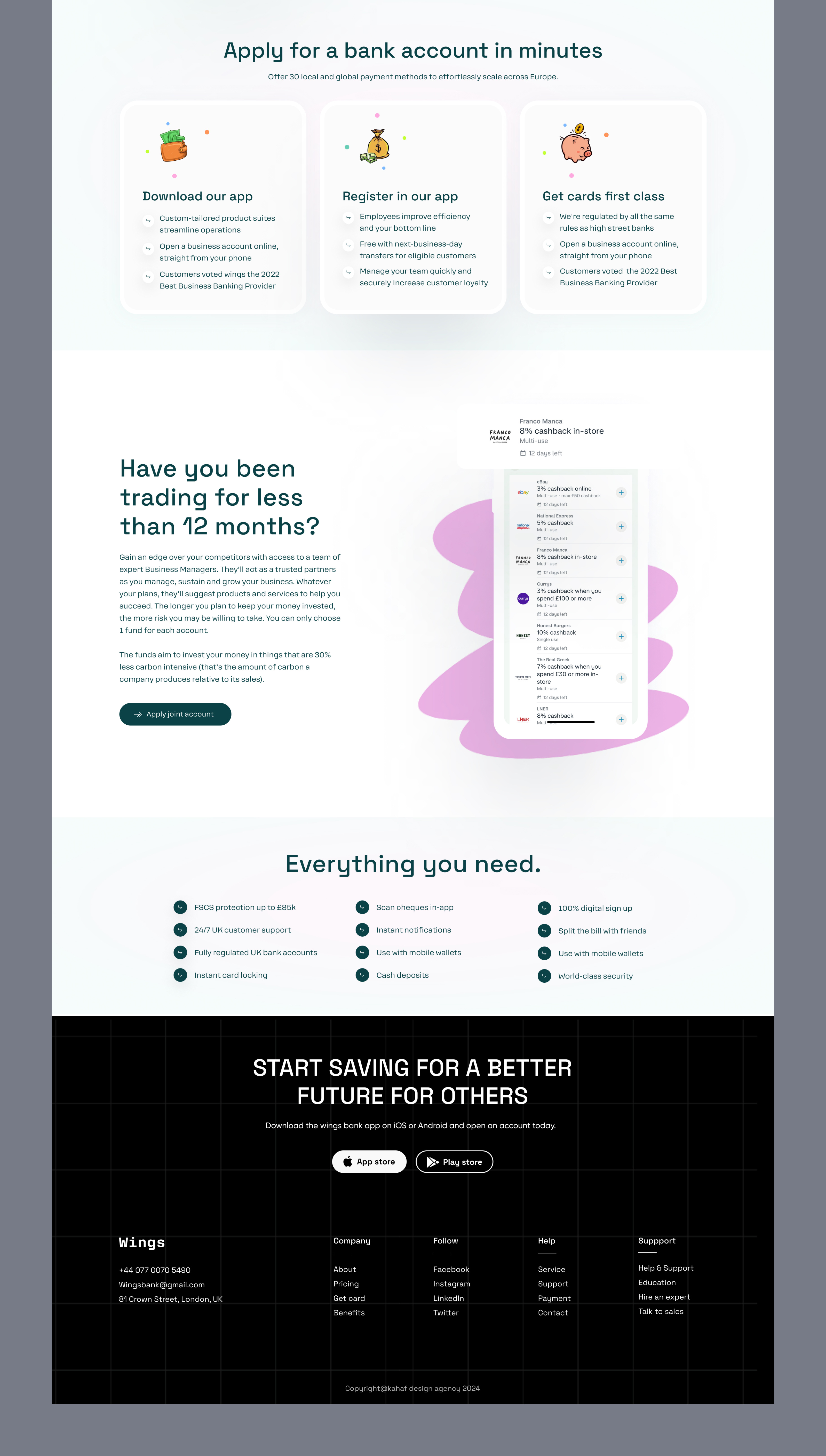 Subpage design - Finance Website by Jabel - UI UX & Web Designer on ...