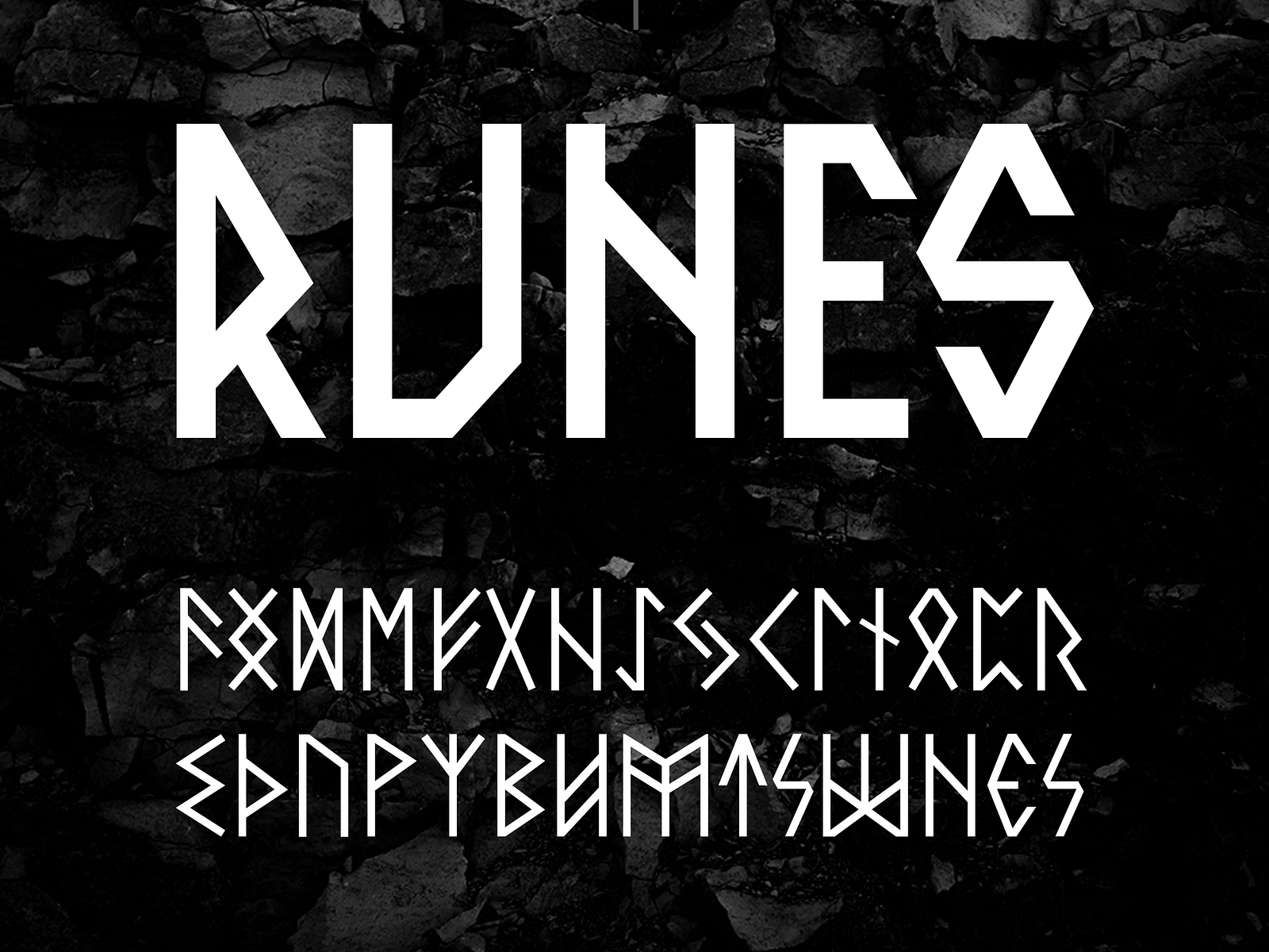 Valihalica Runes and Weights by Further Type Foundry on Dribbble